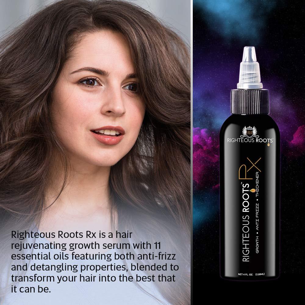 Righteous Roots Rx 4fl oz Growth, Anti Frizz, and Thickener - Hair RX ...