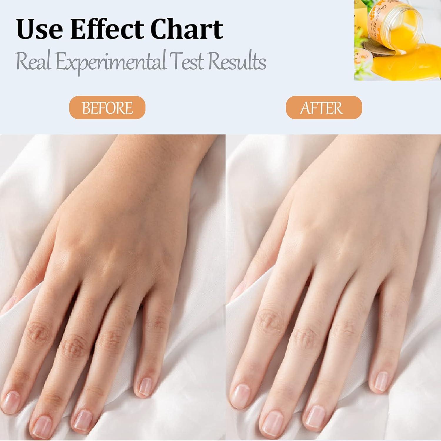 Honey Milk Hand Scrub Mask for Soft Skin, Moisturizing and Reducing ...
