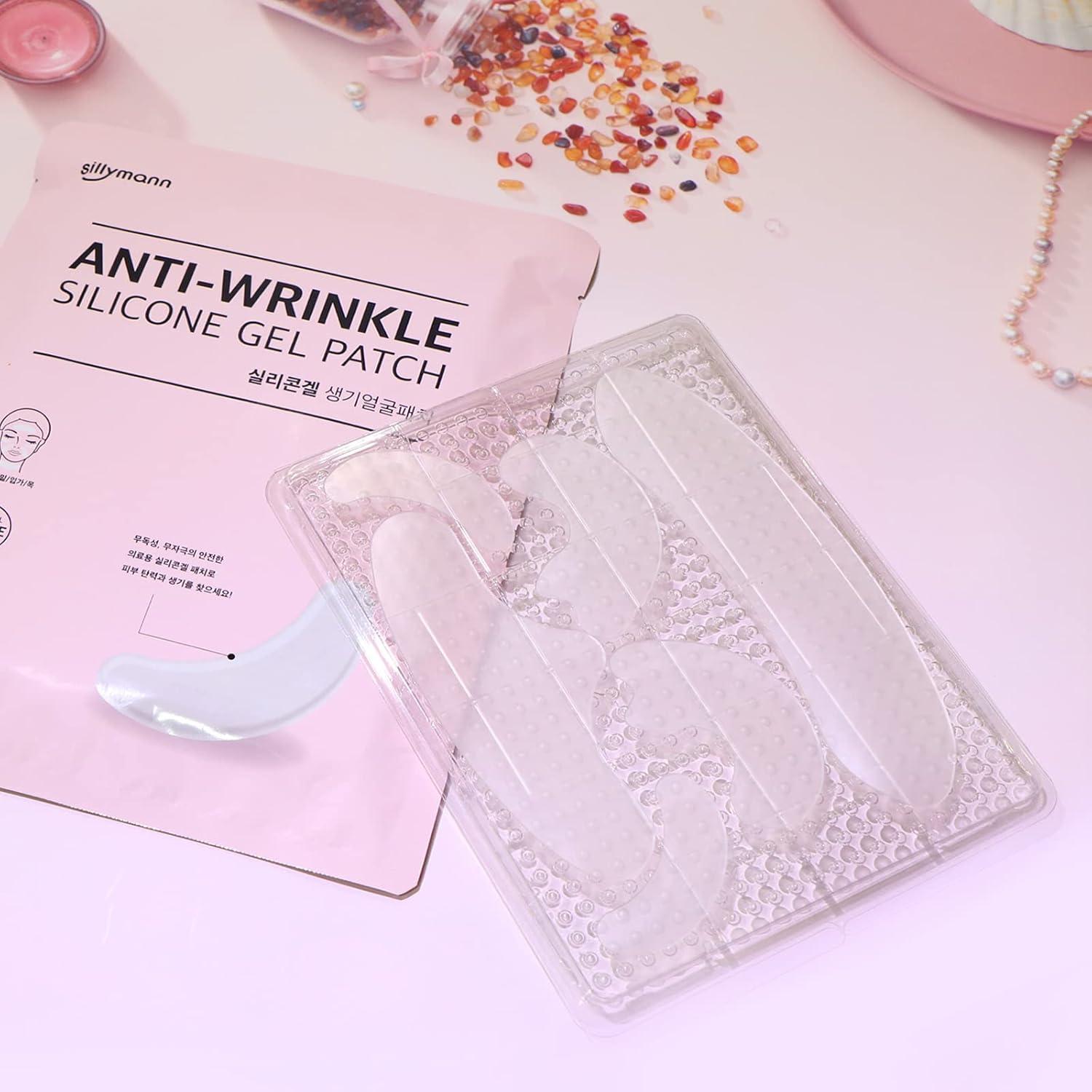 Anti-Wrinkle Silicone Gel Patch - Reusable Facial Smoothing Patches for ...