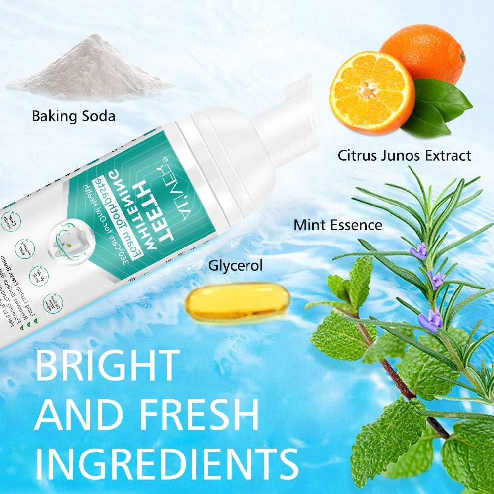 Buy Fluoride-Free Whitening Toothpaste Foam (2 Pack) - Natural Pain ...