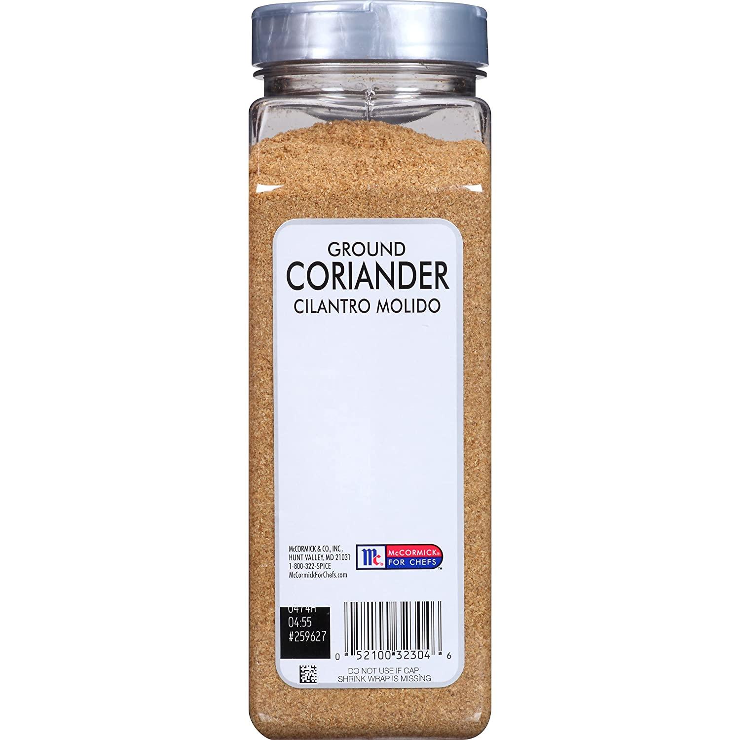 McCormick Culinary Ground Coriander 14 oz - Authentic Coriander Powder ...