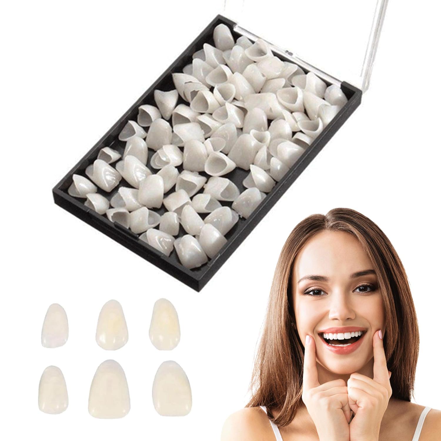 70PCS Temporary Tooth Crown Repair Kit - Durable Fake Teeth Cap for ...
