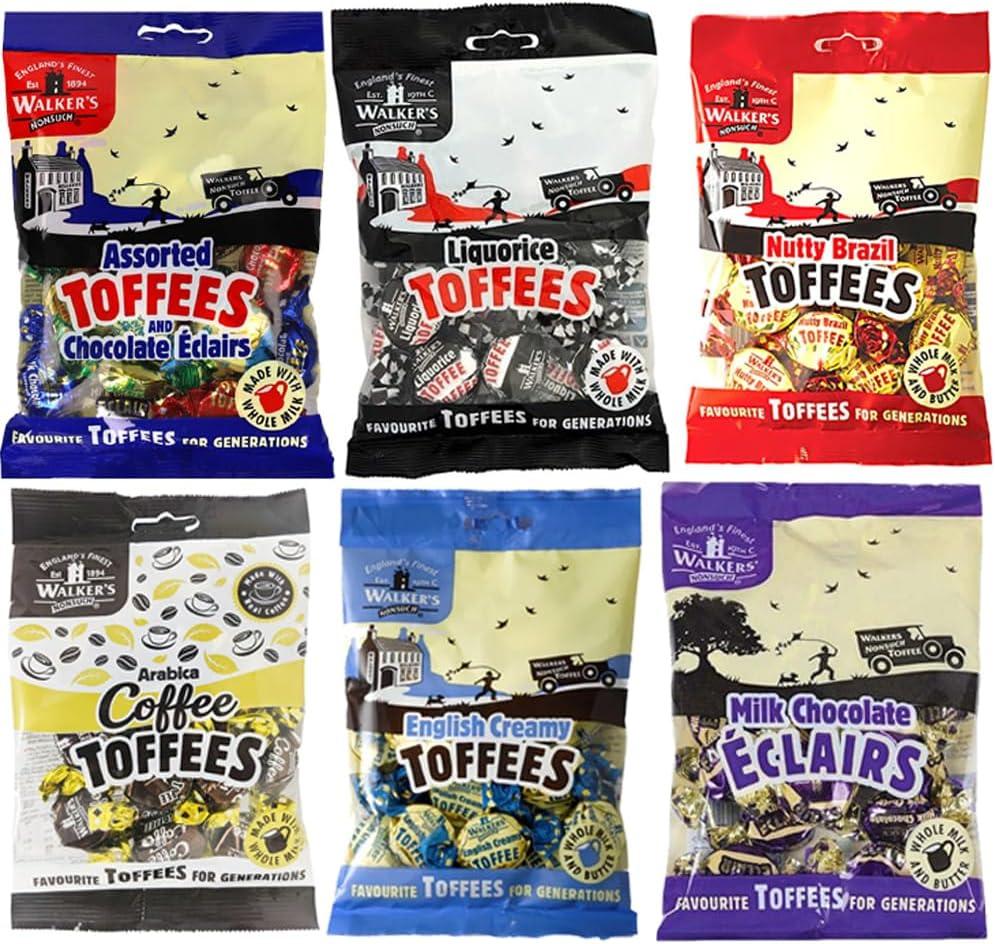 VIMIX - Walker's Nonsuch Toffees 150g - Liquorice Nutty Brazil Arabica Coffee English Creamy ...