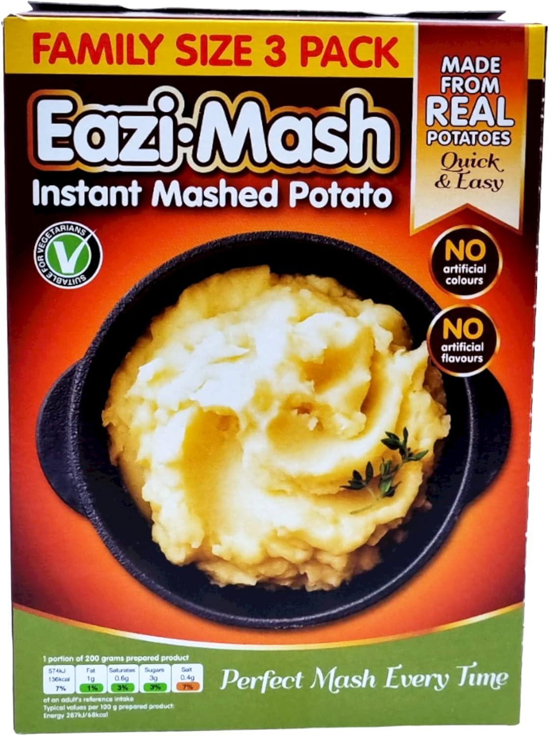 Eazi Mash Potato 900g (9portions) - Instant Mashed Potato for Easy and ...