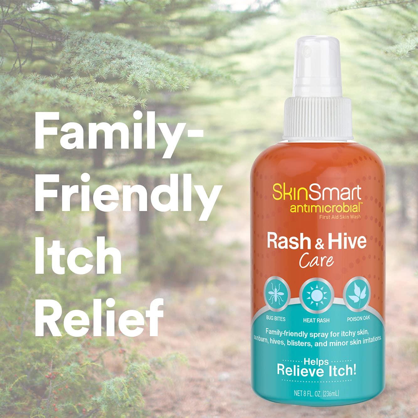 SkinSmart Antimicrobial Rash and Hive Care, 8 oz Spray Bottle