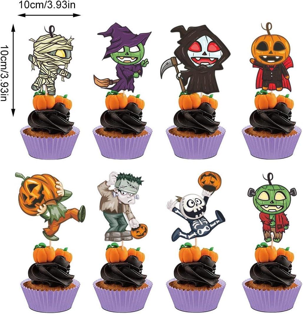 Pumpkin Cupcake Toppers Cupcake Toppers Wrappers Set Pumpkin Cupcake ...
