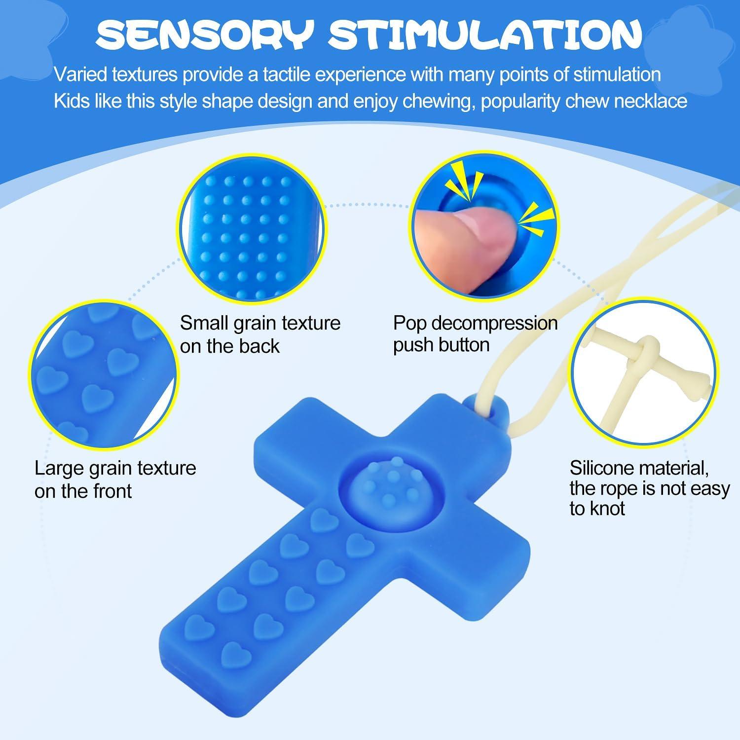 Kau-Hall Chain Olele | 3-Part Sensory Chewing Set for Kids | Silicone ...