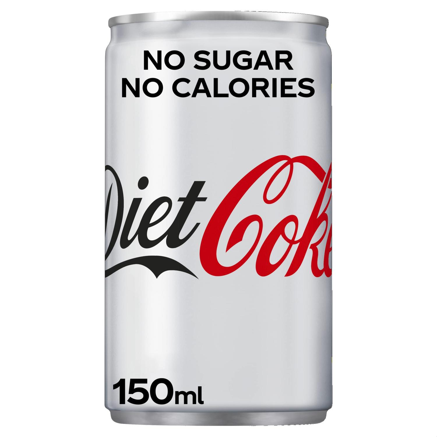 Diet Coca Cola Coke 24 x 150ml Cans | Buy Now with Express ...