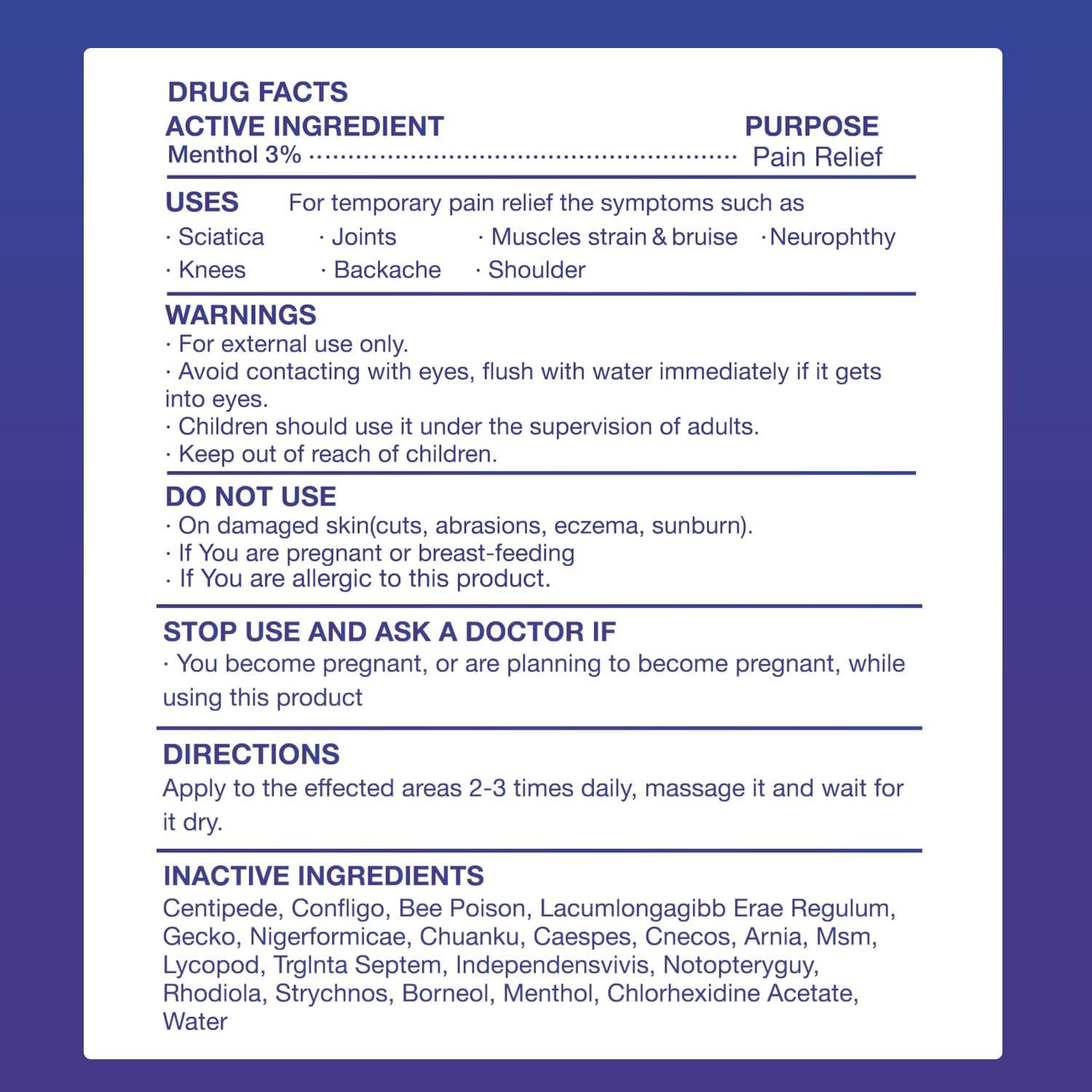 Dr. Luke Organic Sciatica Pain Relief Cream - Maximum Strength for ...