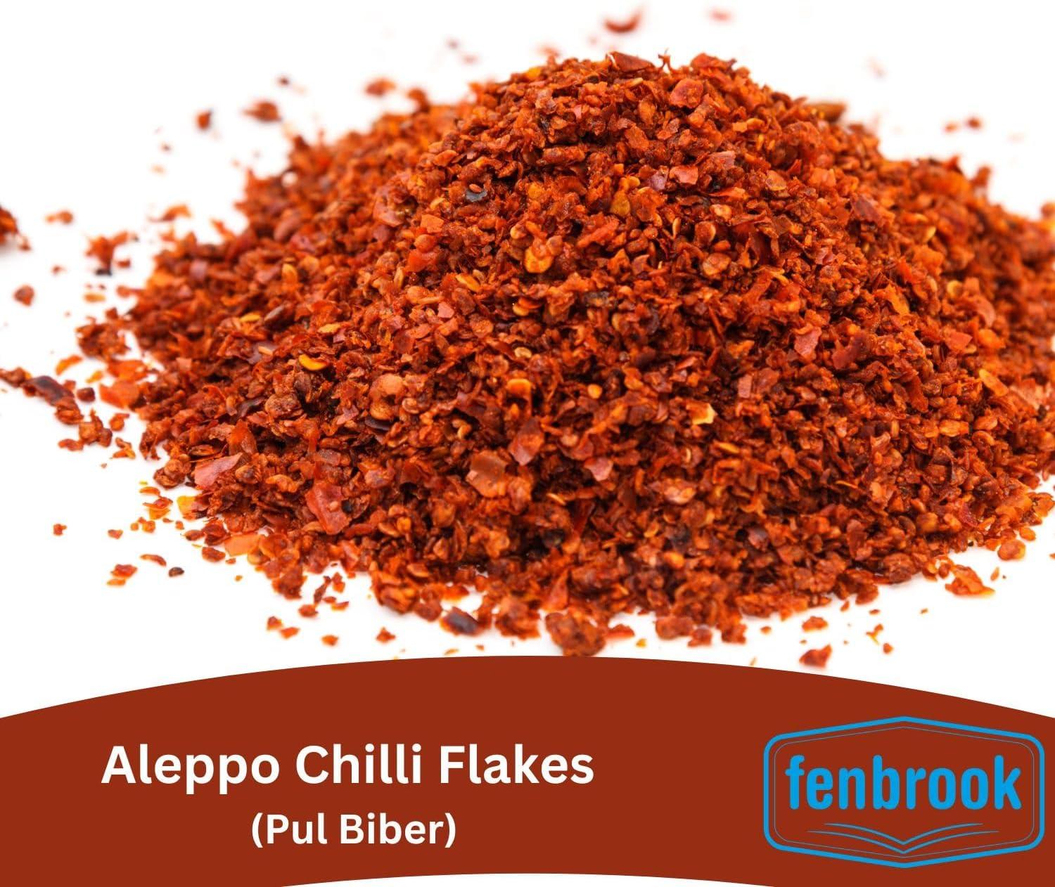 125g Aleppo Pepper Chilli Flakes (Pul Biber) - Authentic Spice by Fenbrook | Buy Now with ...