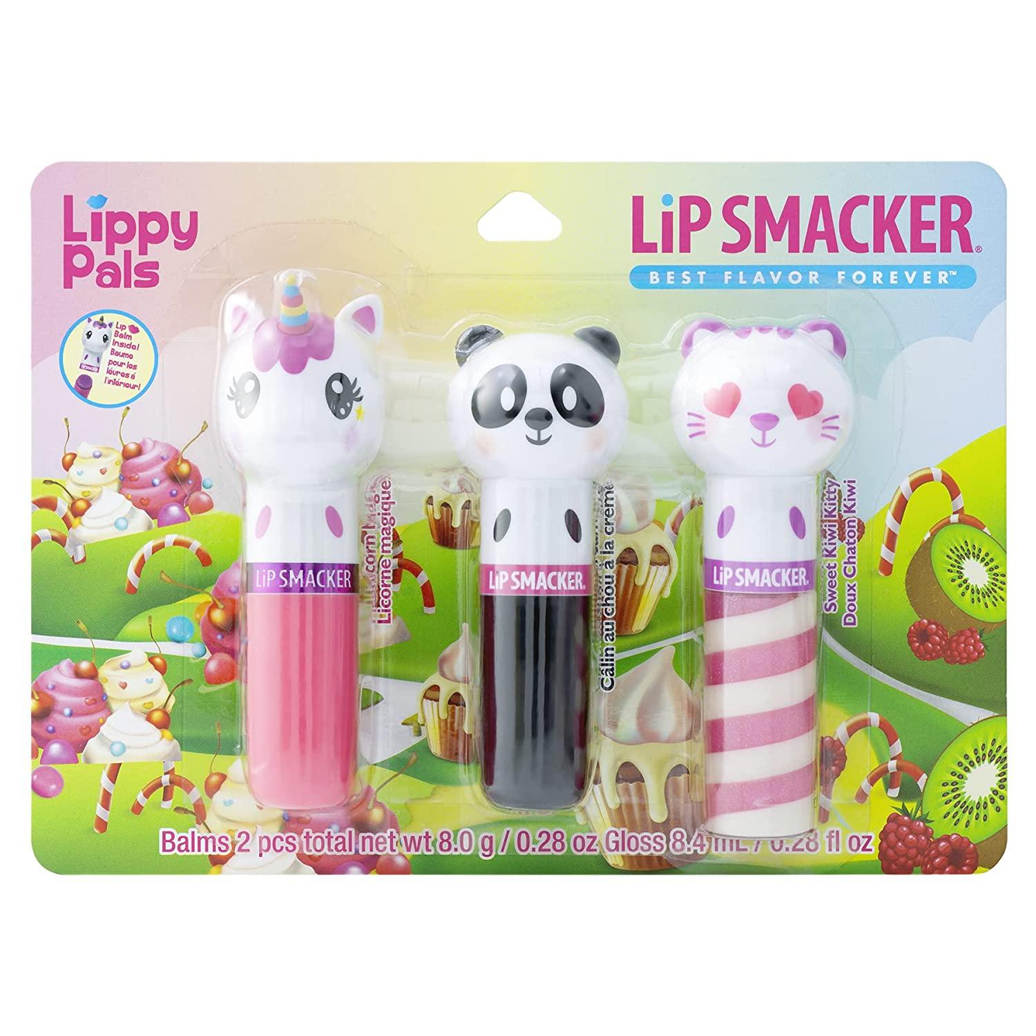 Buy Lip Smacker Lippy Pals 3 Pack Lip Kit - Fox, Bunny & Llama Unicorn ...