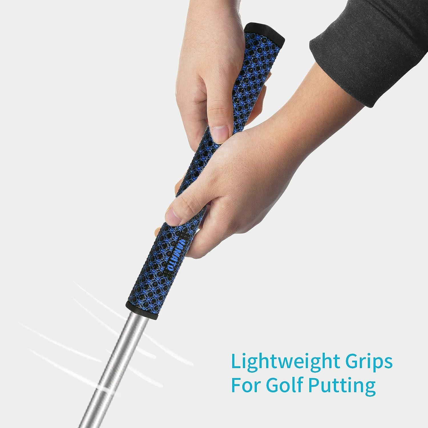 Yamato Ultra Light Non-Slip Golf Putter Grip with Ergonomic Pistol Shape - Blue (5 Colors ...