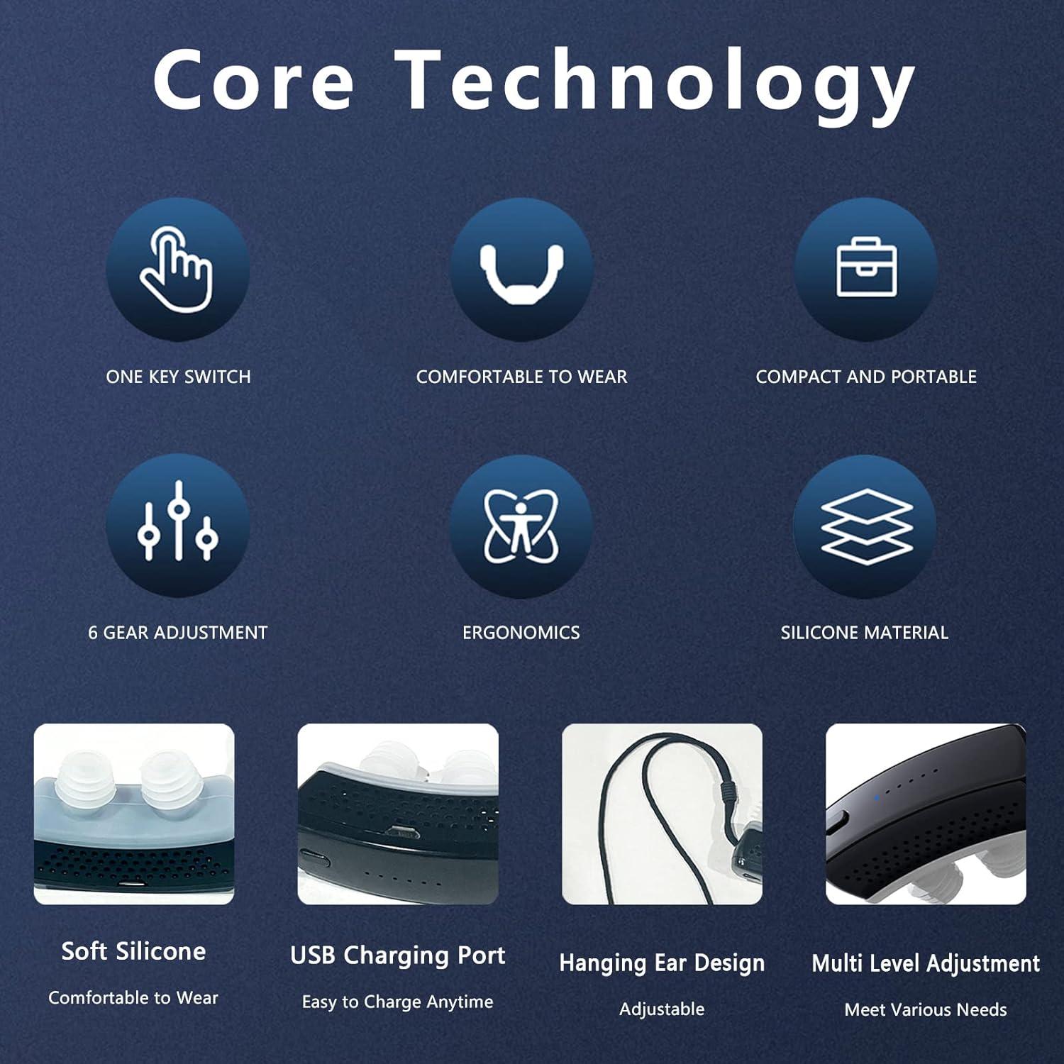 Smart Electric Anti Snoring Stopper - Double Eddy Current Device for ...