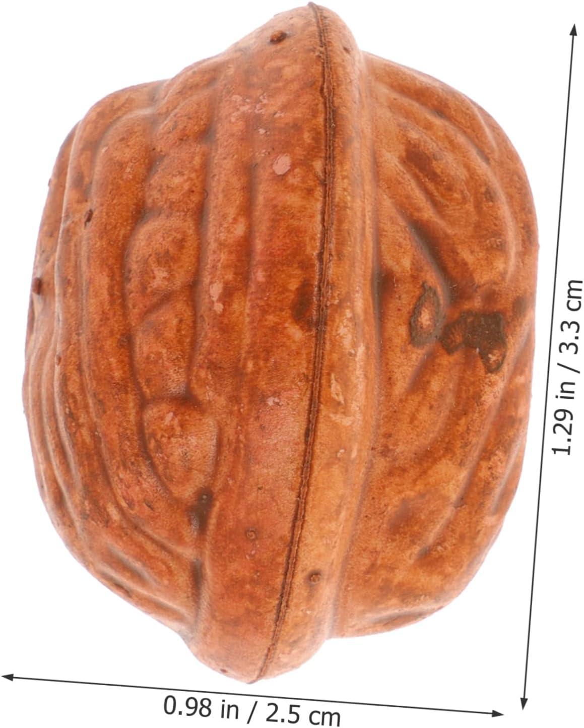 Alipis 20pcs Faux Fruit Decor Walnut Ornament Photo Props Walnut ...