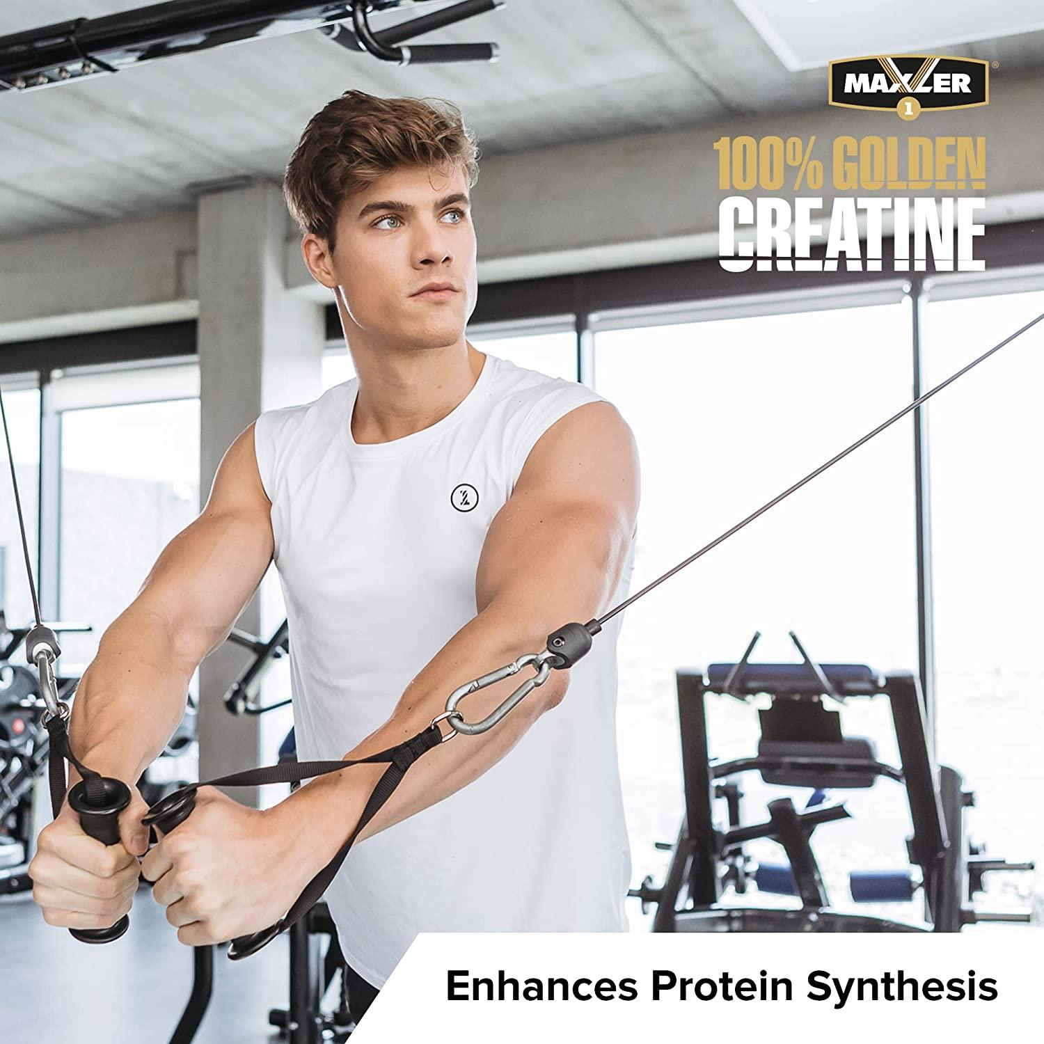 Maxler 100% Golden Creatine 600g - Micronized Monohydrate Powder for ...