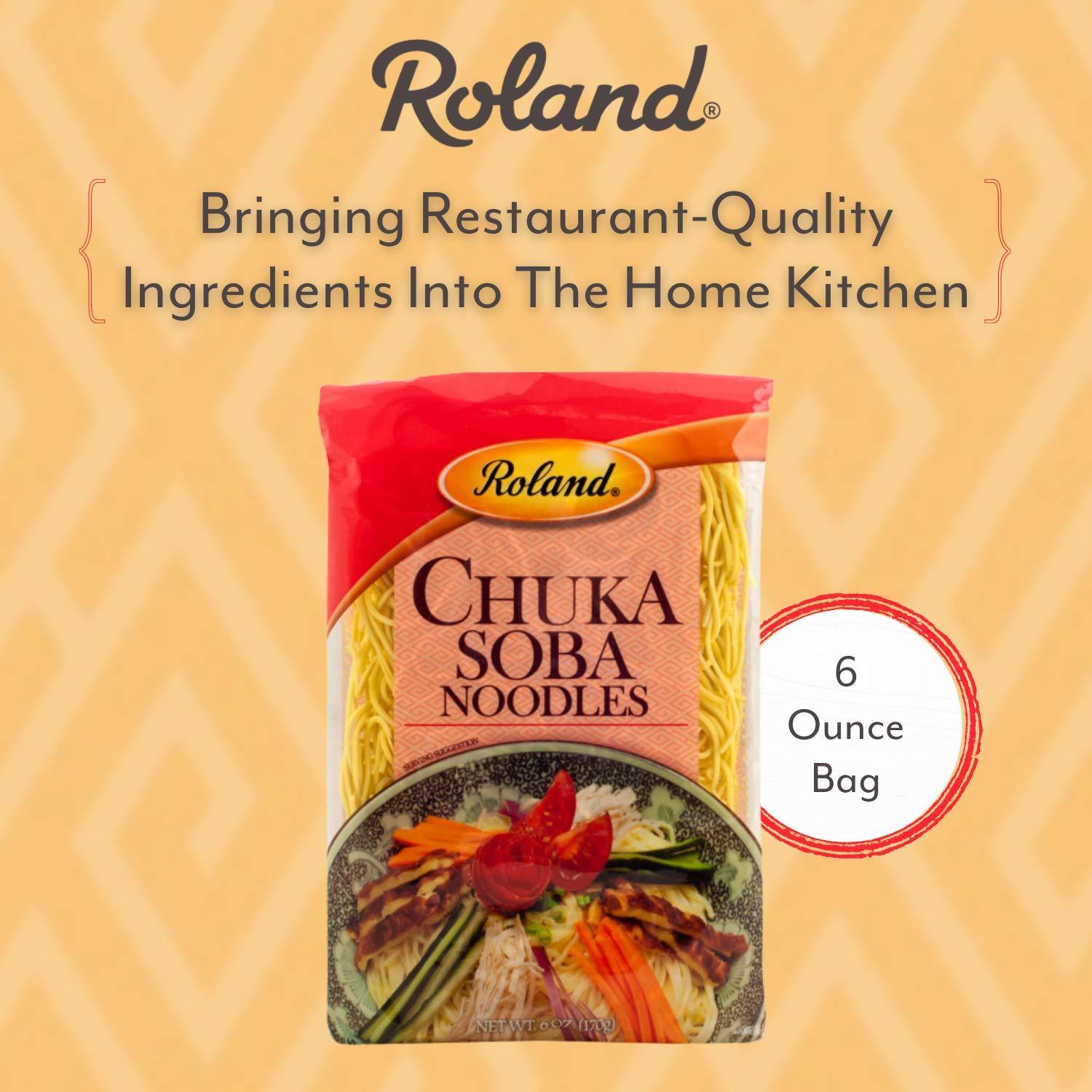 Roland Foods Chuka Soba Noodles Specialty Imported Food 6-Ounce Package ...