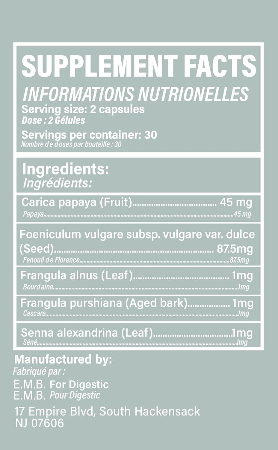 Digestic - Natural Laxative for Constipation Relief | Stool Softener ...