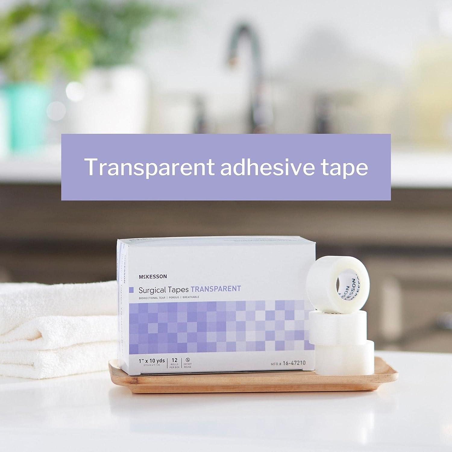 McKesson Surgical Tape 1 x 10 yd, Non-Sterile, Air Permeable Plastic ...