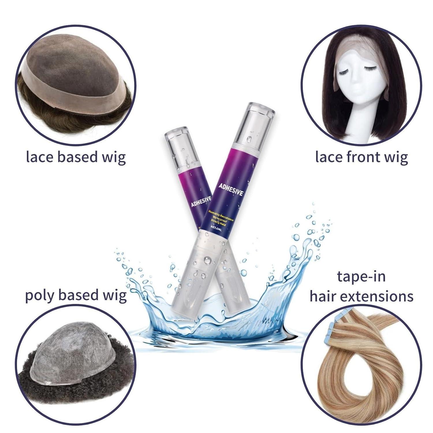 Beautfave Waterproof Wig Glue Pen - Invisible Strong Hold Adhesive for ...
