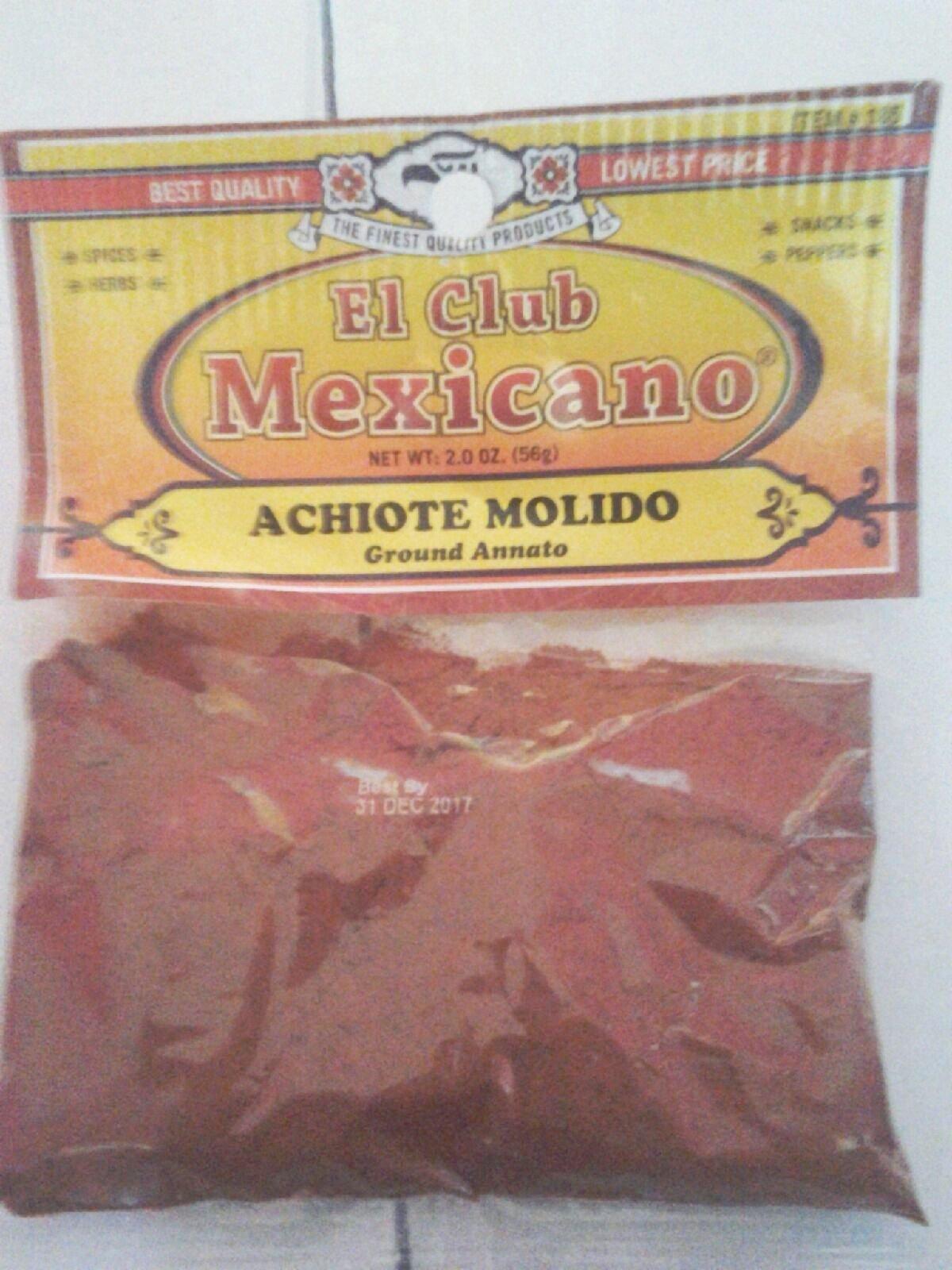 Achiote Molido Annatto Powder - 2 Oz | Authentic Latin Spice for ...