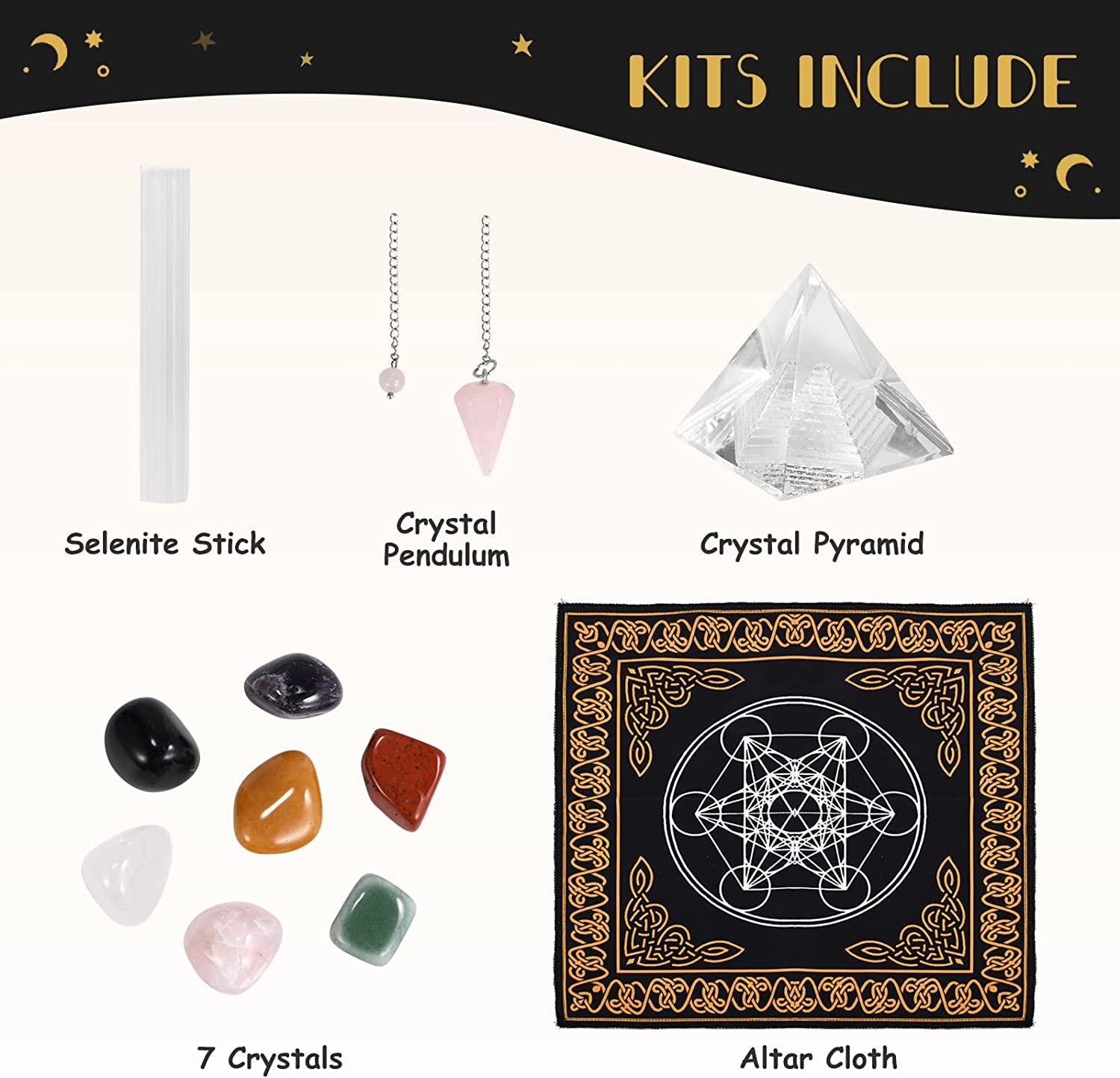 Witchcraft Supplies Kits 60 Packs - Spell Herbs Chakra Healing Stones ...