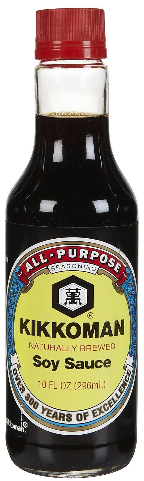 Kikkoman Soy Sauce 10 oz - Authentic Japanese 10 Fl Oz Bottle | Buy Now ...