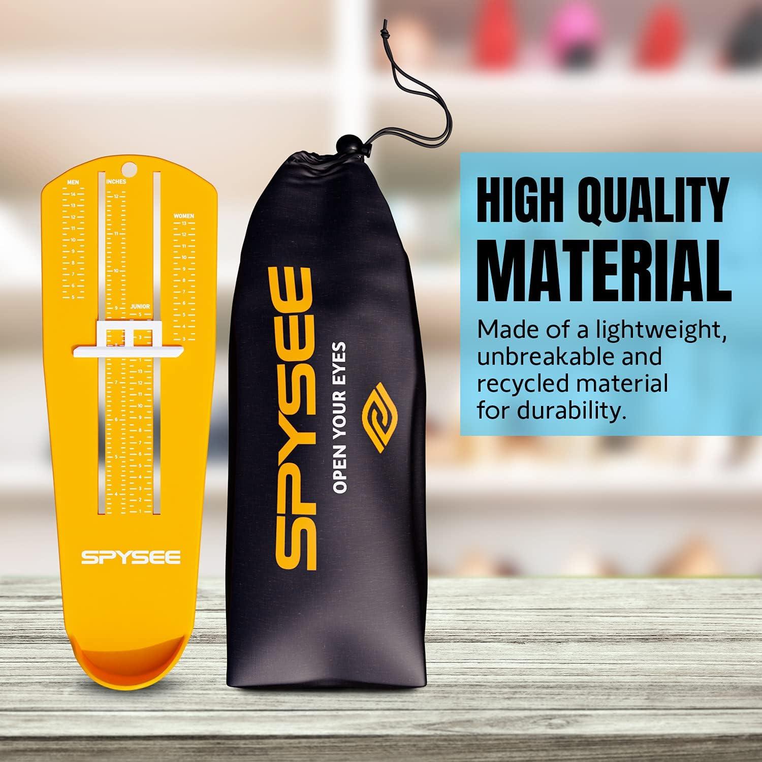 SPY SEE OPEN YOUR EYES Foot Measurement Device - Shoe Sizer for Adults ...