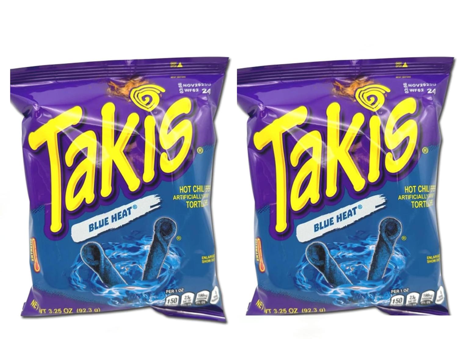Takis Blue Heat Limited Edition 3.25oz - (Pack of 2) - US Import ...