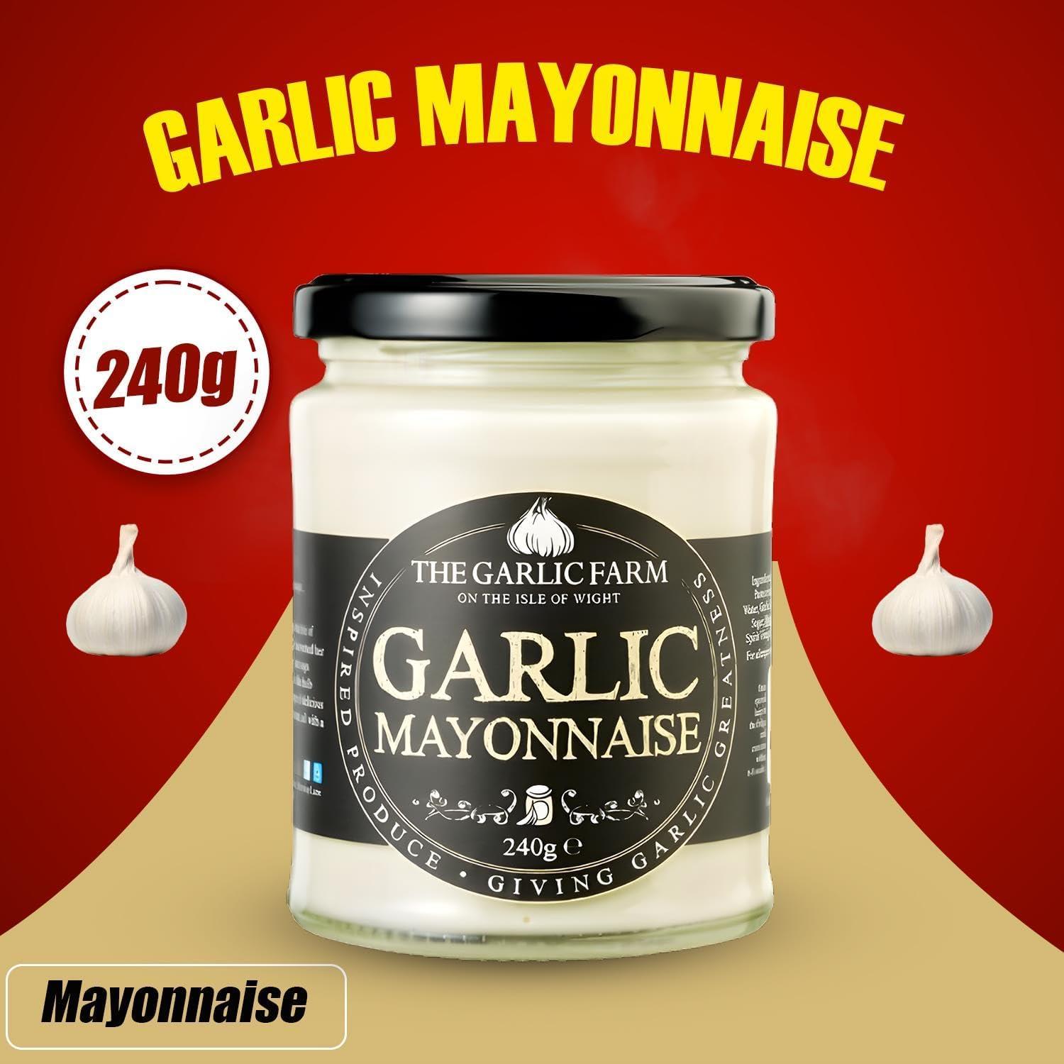 Garlic Farm Mayonnaise Jar Pick N Mix - Choose From 4 Flavours | Black ...