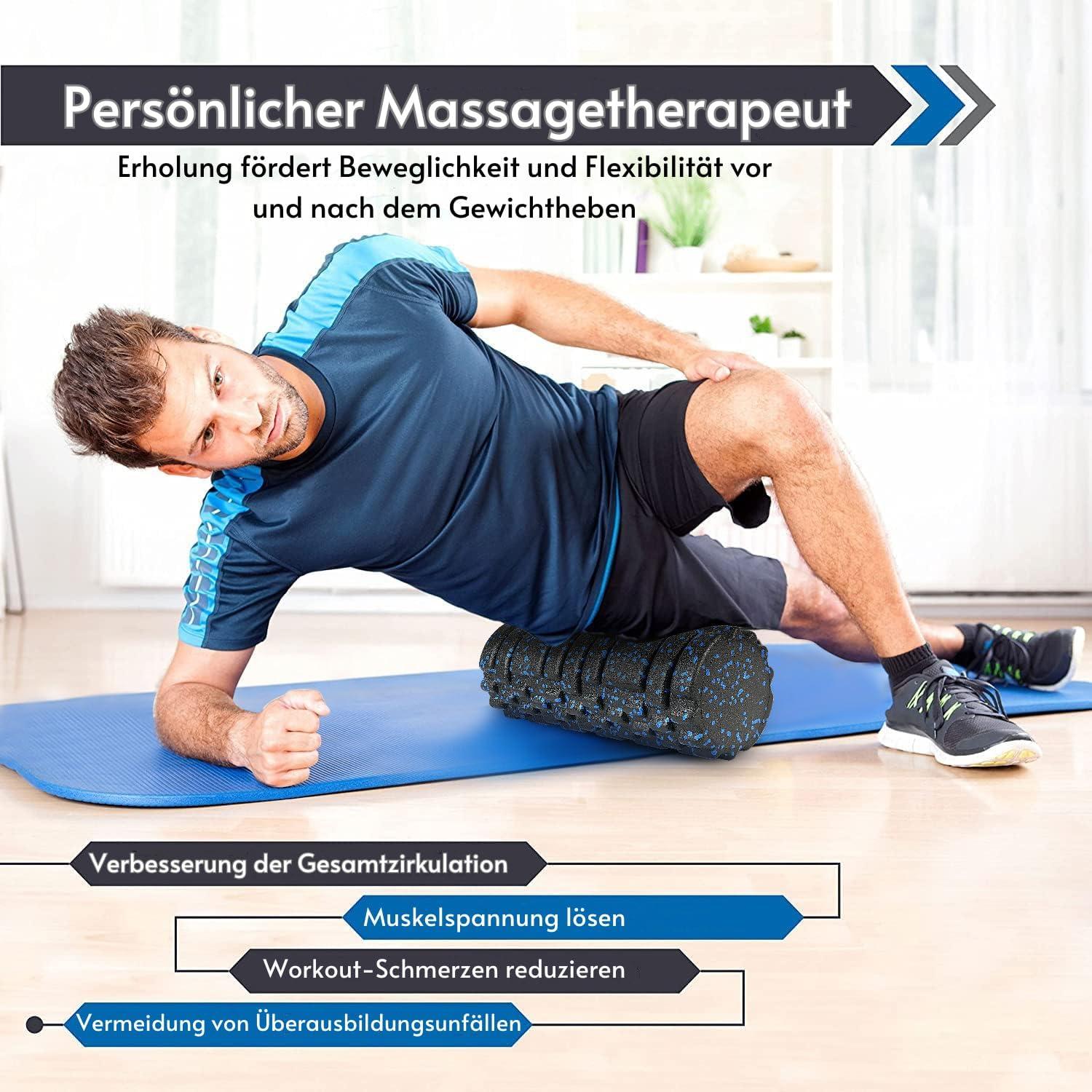 Fascia Roll & Massage Roller | Foam Scooter for Muscle Tension Relief ...