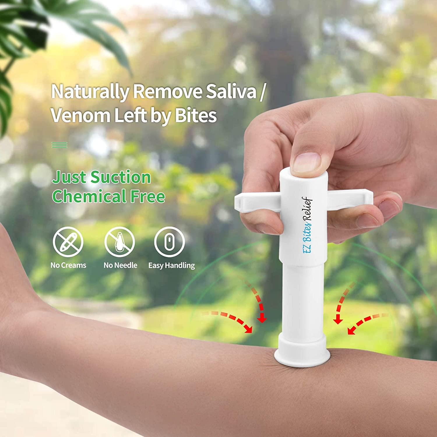 Memine EZ Bites Relief Suction Tool 3 Packs Vacuum Venom Extractor Itch ...