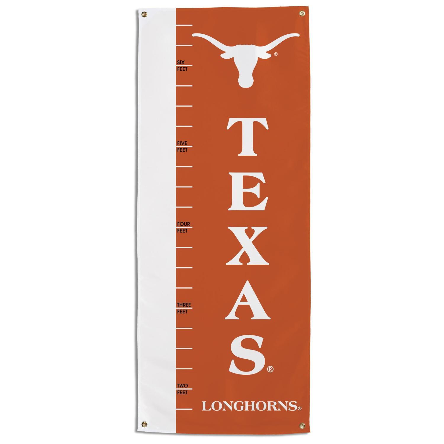 NCAA Texas Longhorns Growth Chart Banner - Team Colors | One Size | Buy ...