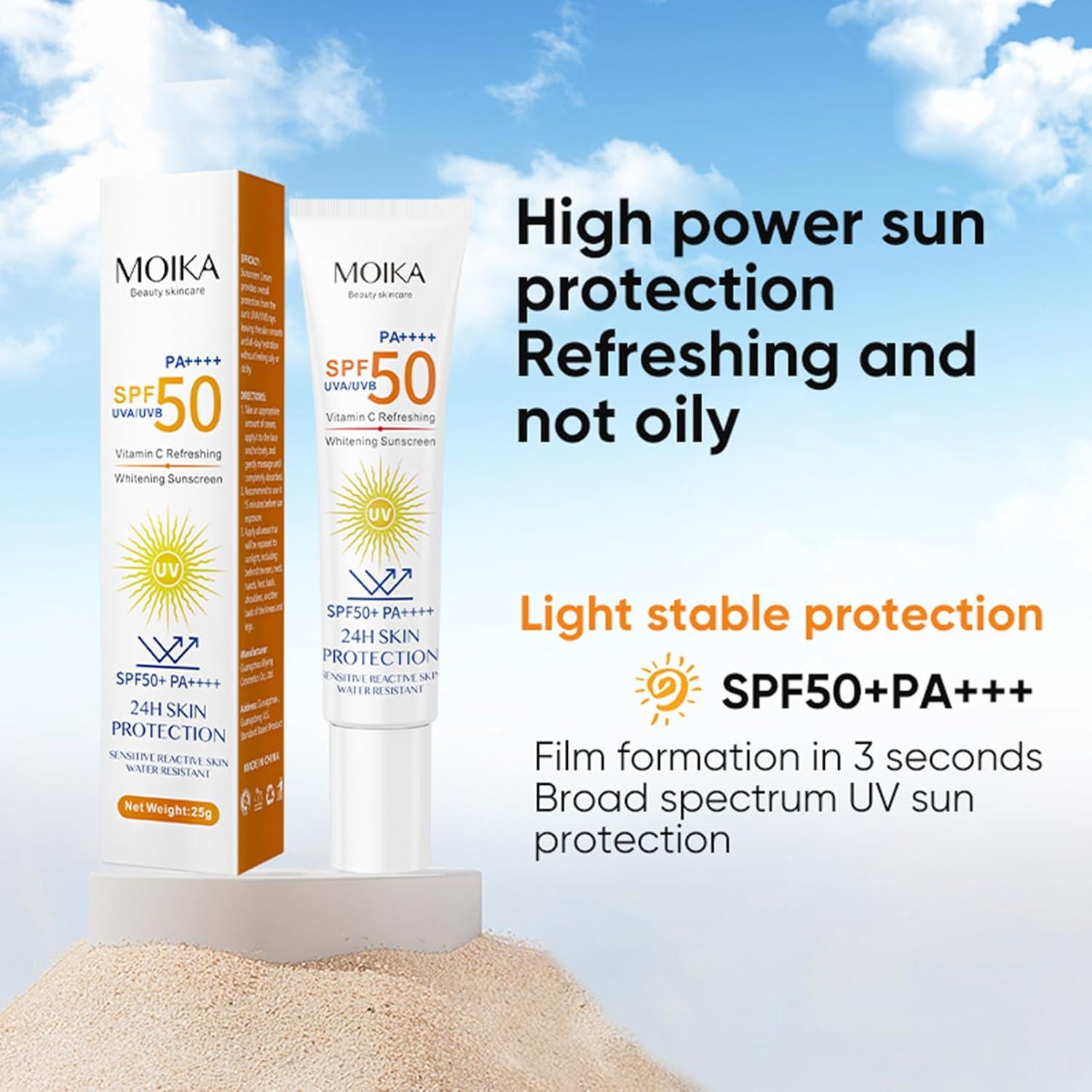 Sun Cream SPF 50 SPF 50 Face Moisturiser Face Sun Cream SPF 50 with ...