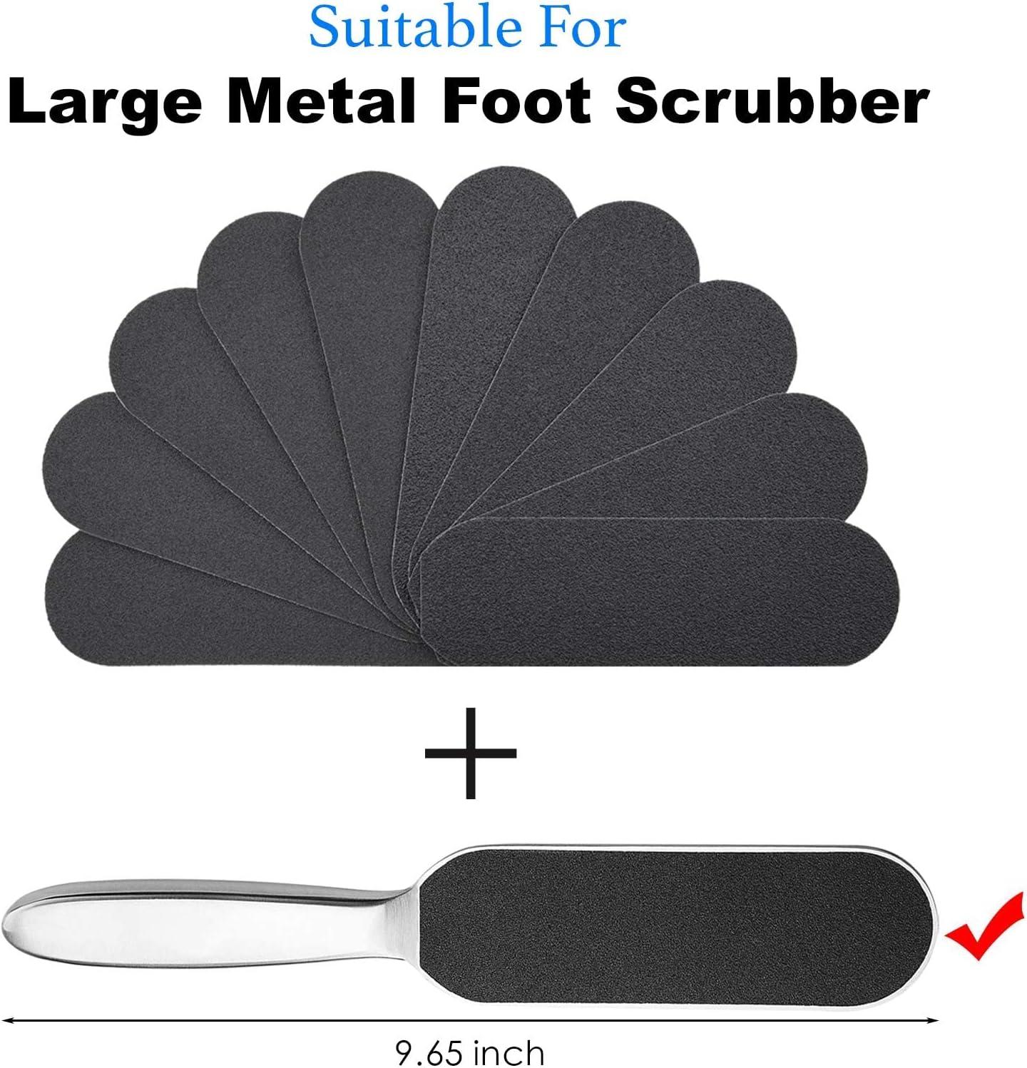 EagleKing Stainless Steel Foot File Refills - 40 Replacement Pads with ...