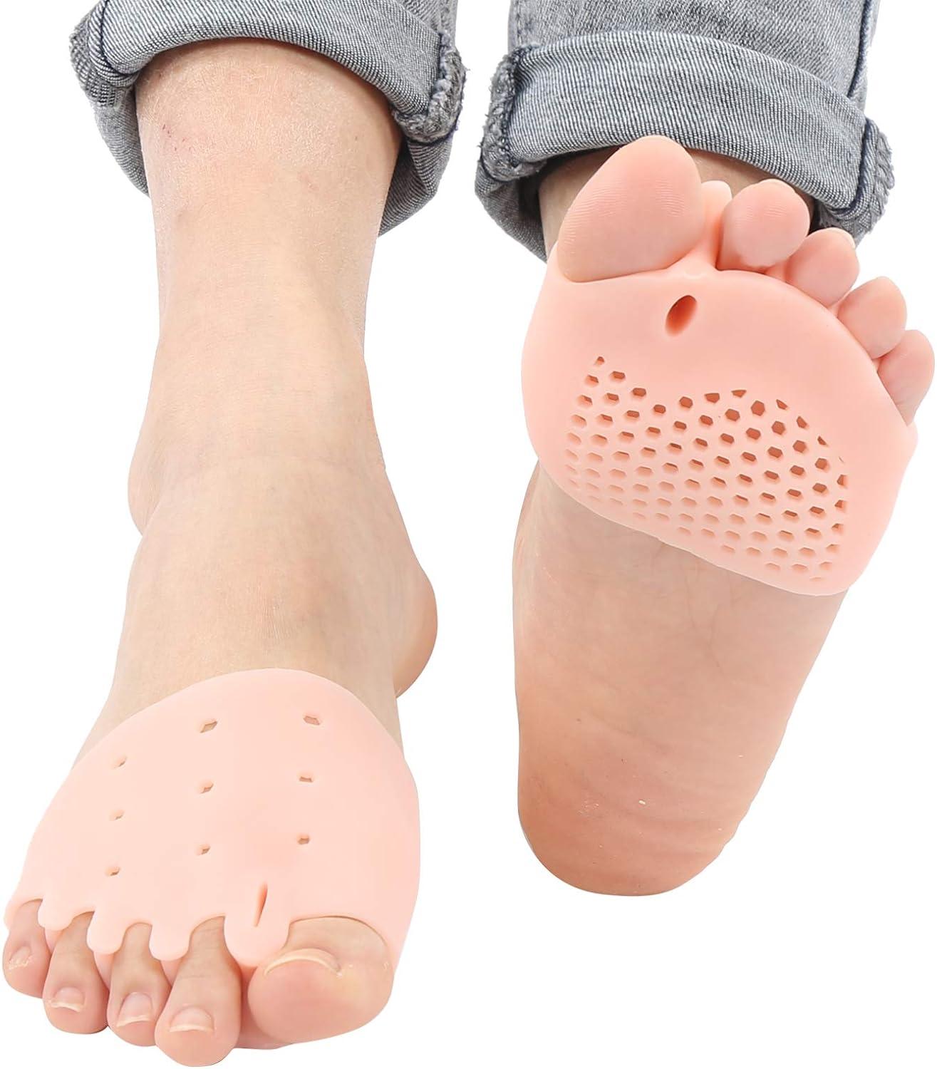 Leapiture 5 Pair Silicone Toe Separators - Foot Thumb Eversion ...