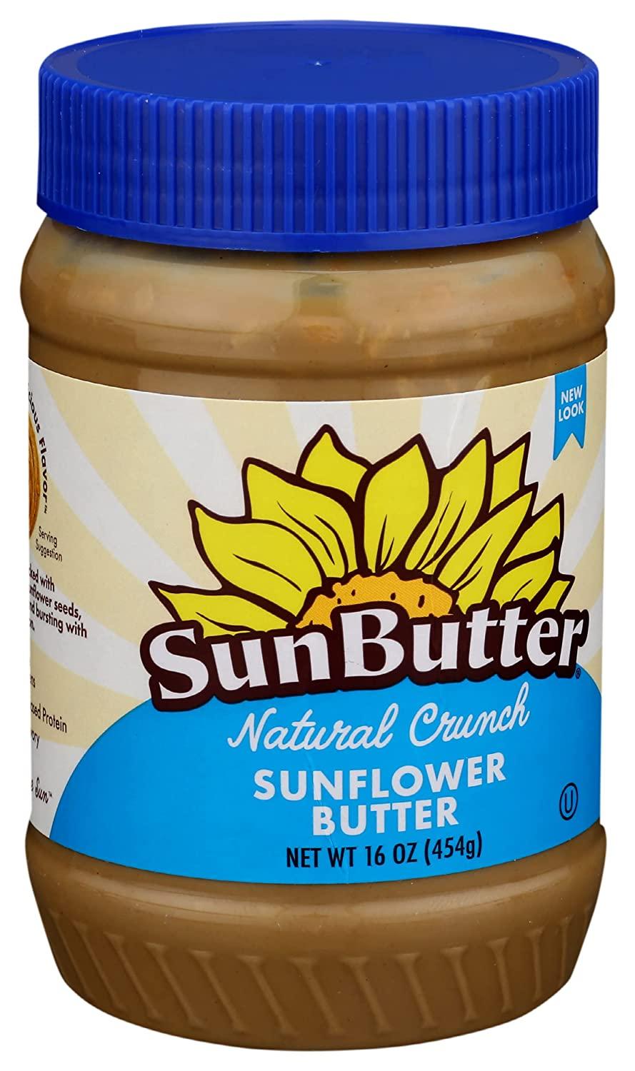 Sunbutter Natural Crunch Sunbutter 16 oz - Delicious and Nutritious ...