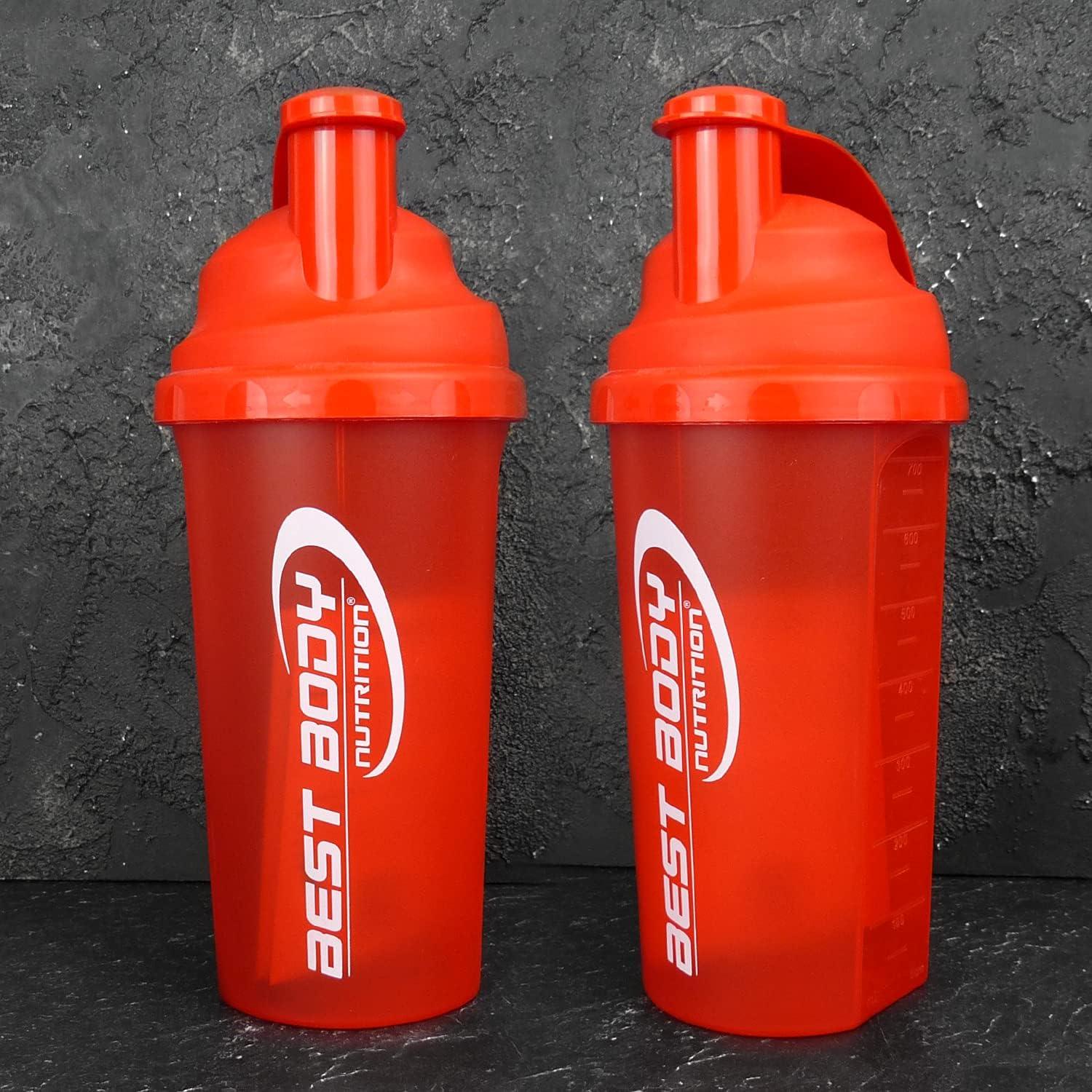 Best Body Nutrition Protein Shaker - BPA Free Red 700ml | Durable ...