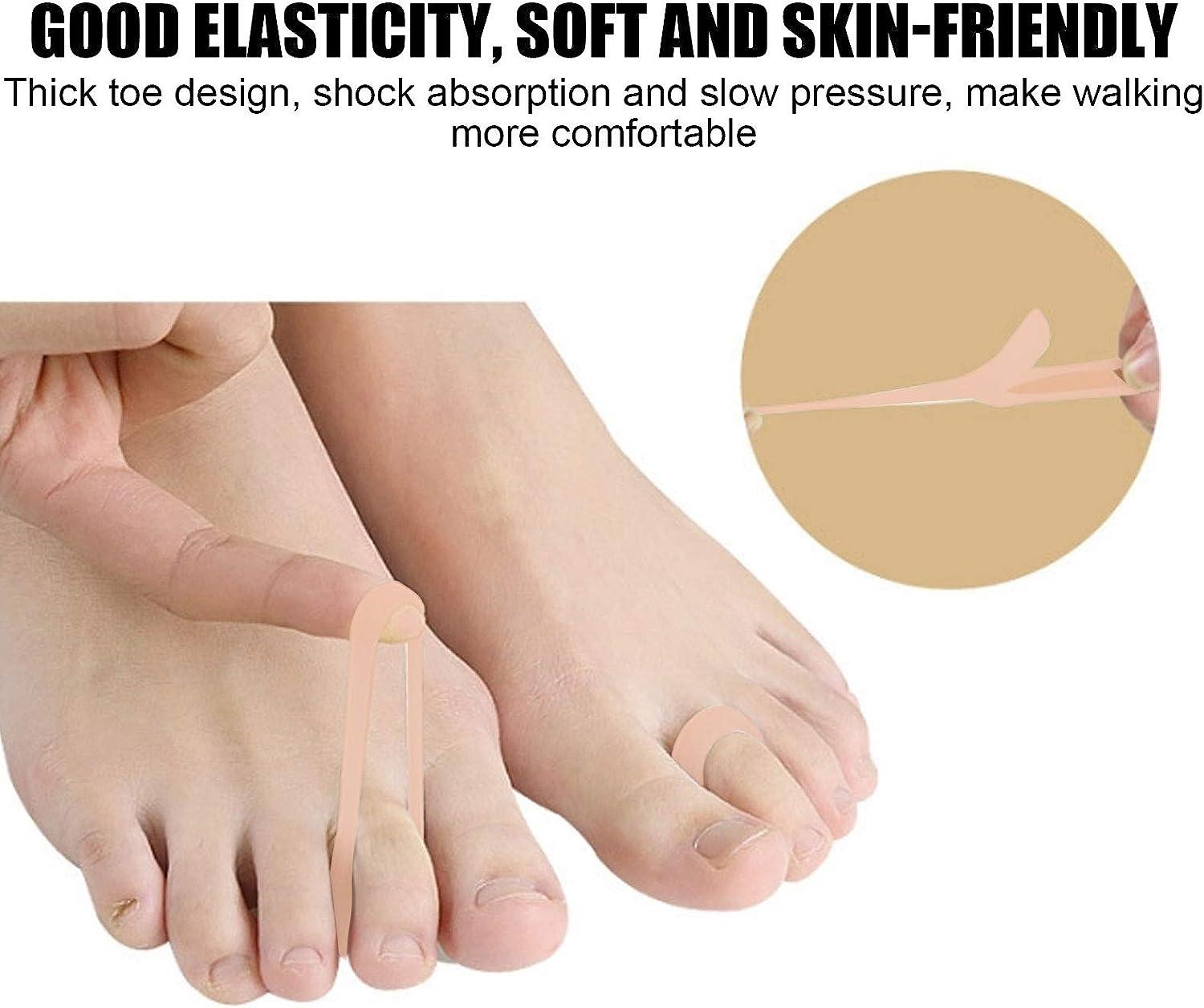 10 Pairs of Gel Toe separators Hammer Toe Pads Hallux Valgus Correction ...