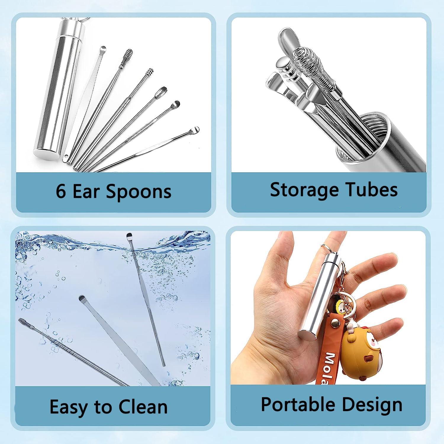 6-Piece Ear Pick Kit for Earwax Removal with Storage Box | Buy Now with ...