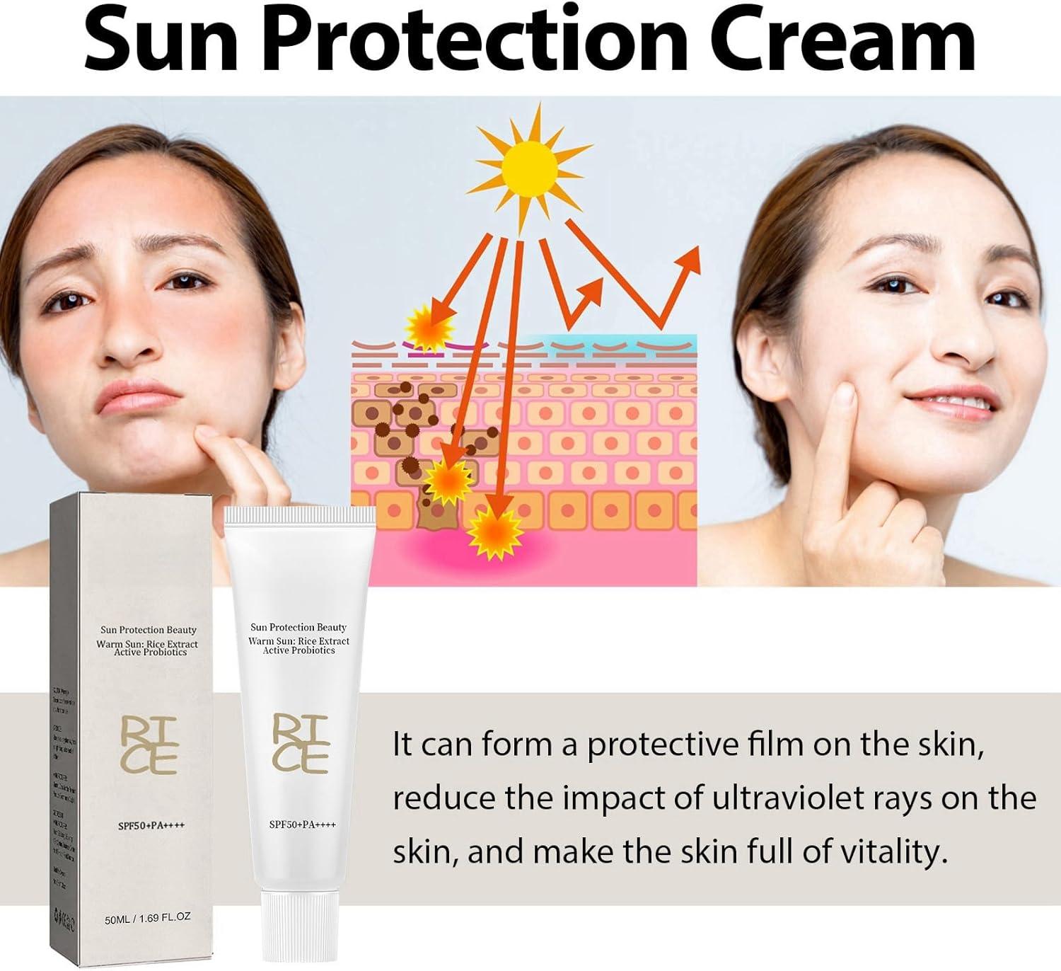 Korean Sunscreen Beauty of Sun Cream Rice Sunscreen SPF 50+ Sunscreen ...
