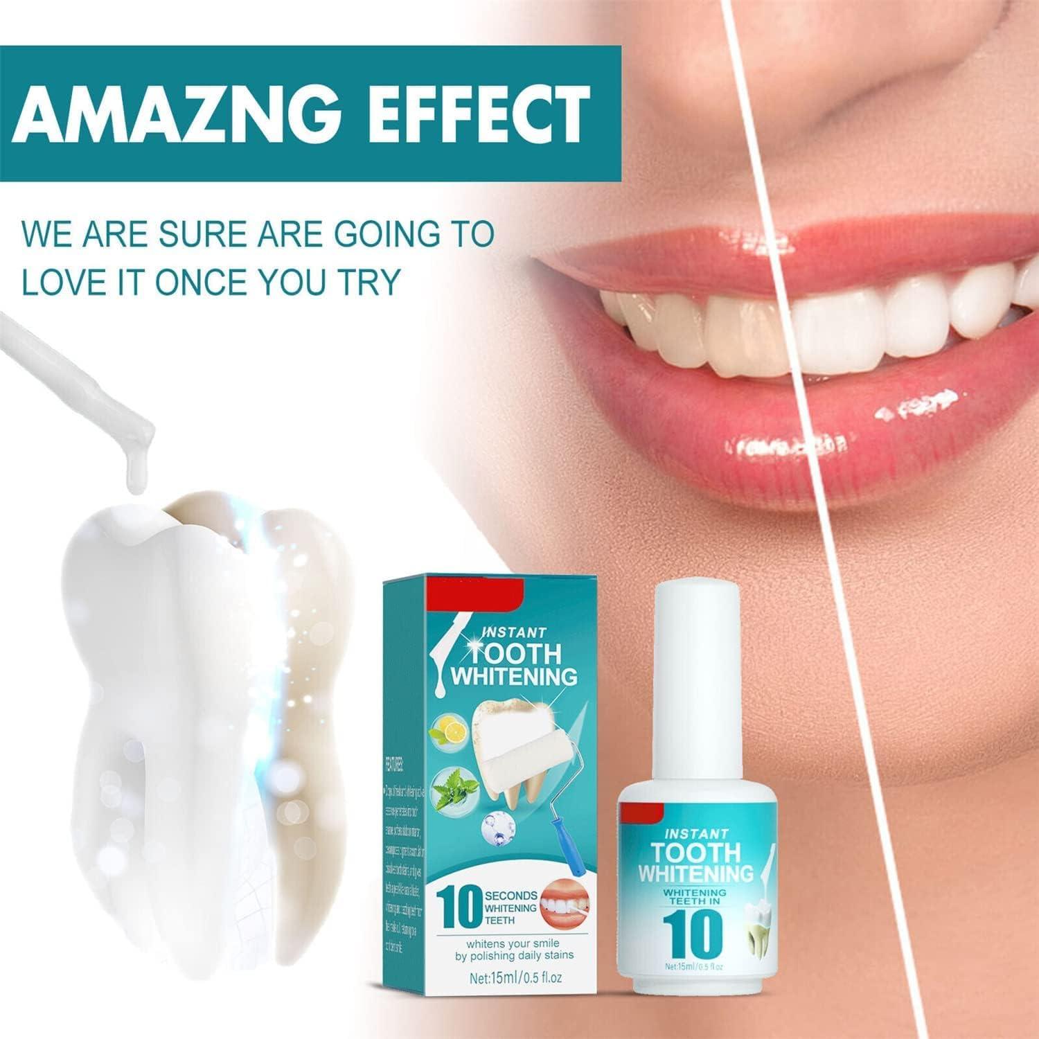 Immediate Tooth Whitening Gel - Safe & Effective Gentle Dental Polish ...