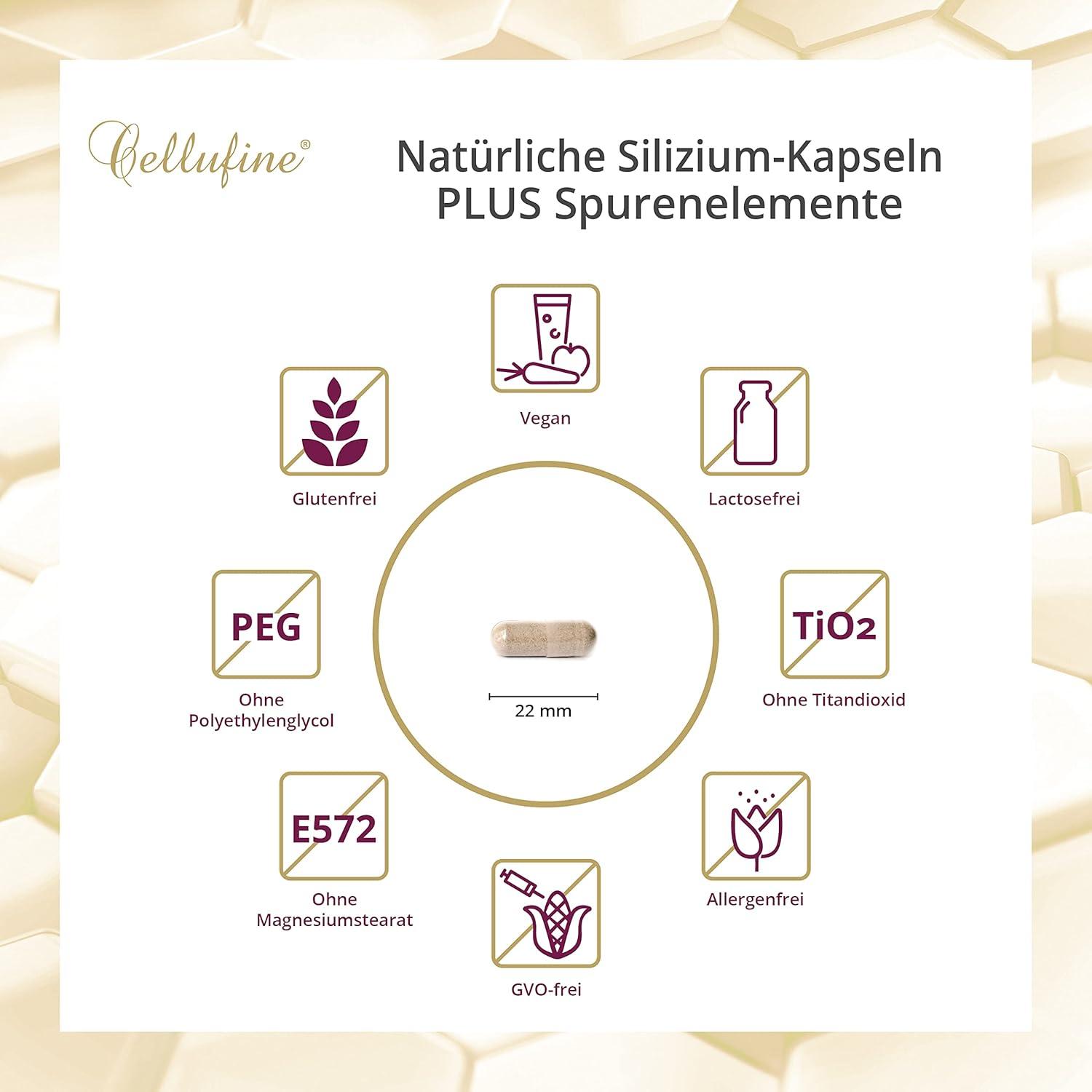Buy Cellufine Natural Silicon from Bamboo - 75 mg Vegan Capsules | High ...