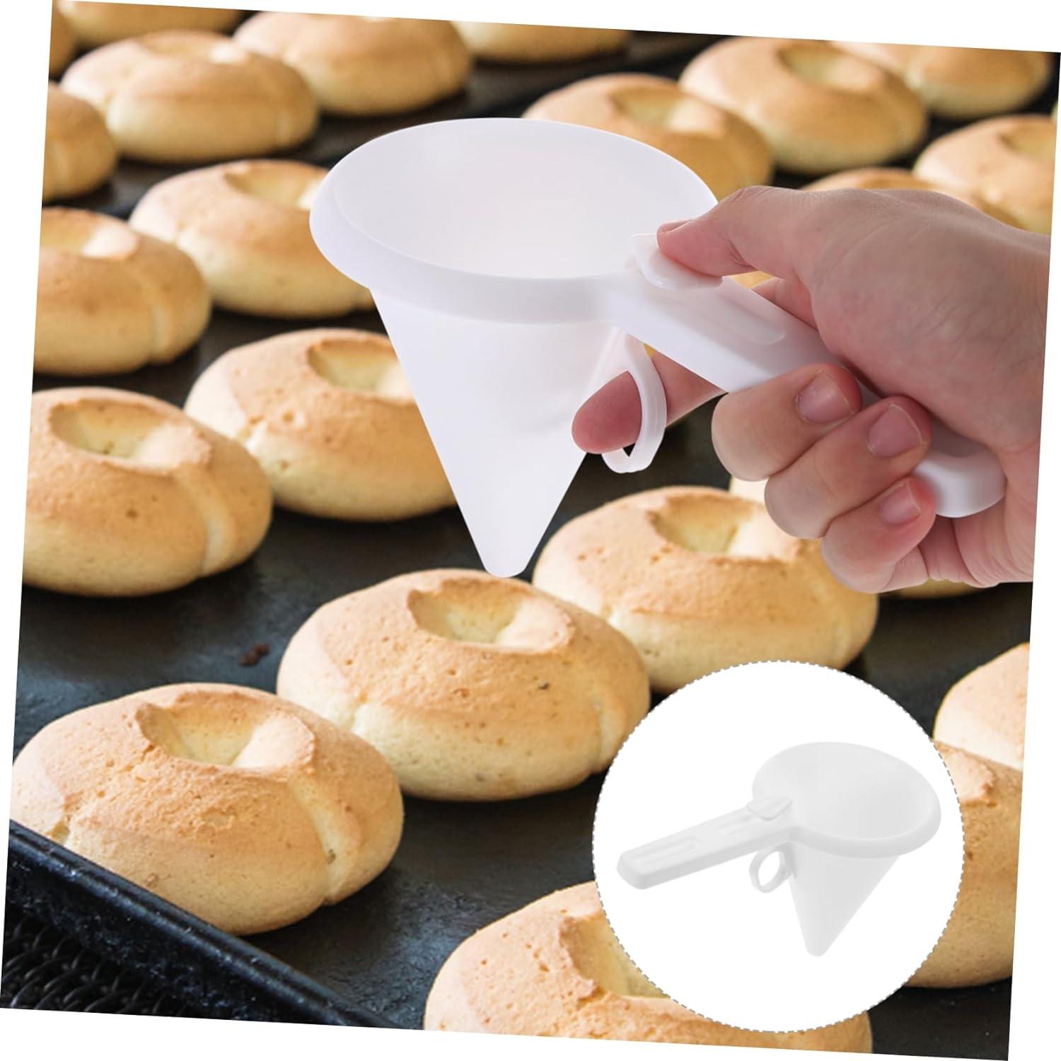 HOMSFOU 2pcs Cream Weight Funnel Chocolate Pouring Funnel Gummy Bear ...