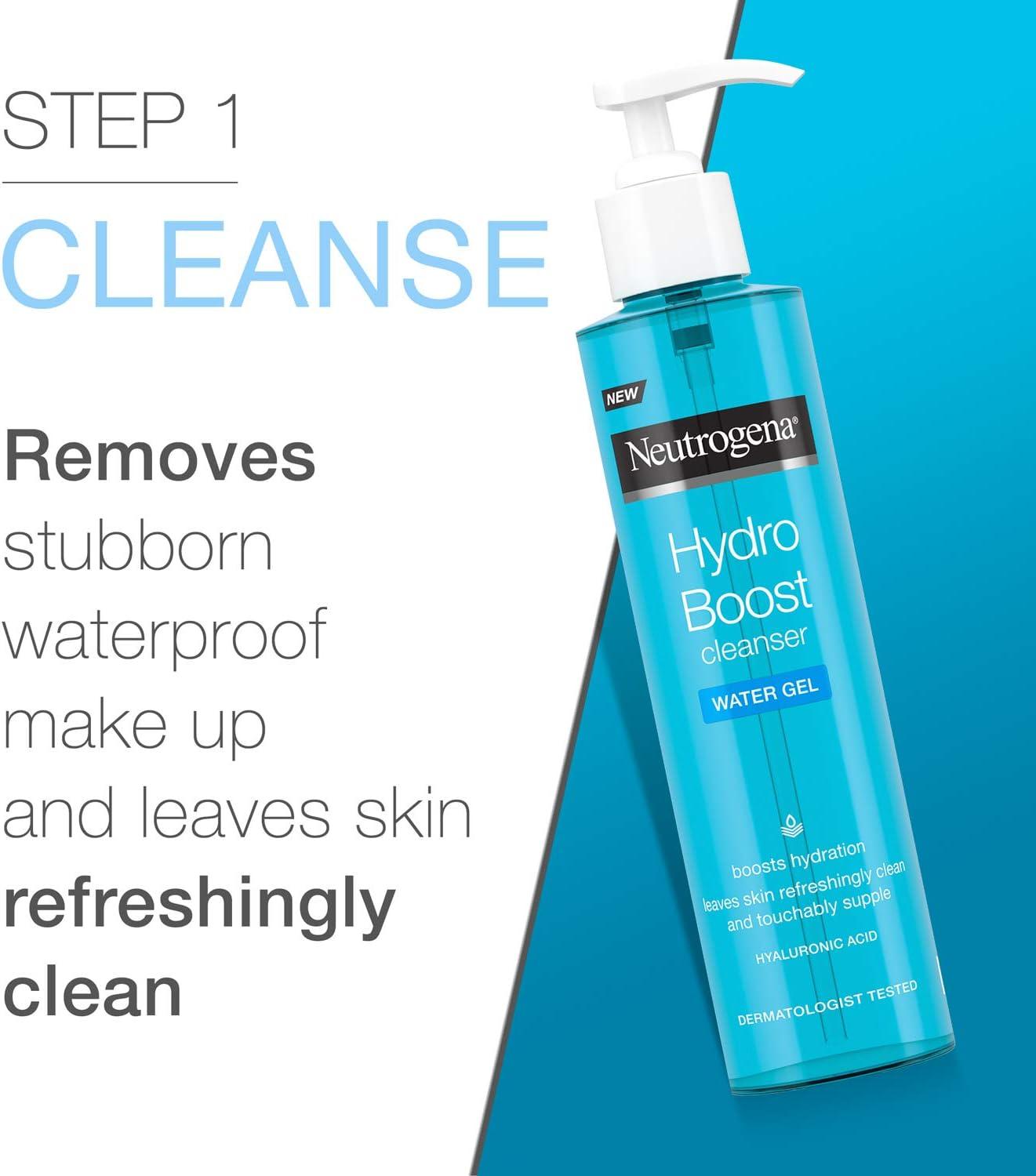 Neutrogena Hydro Boost 3-Step Facial Regime Starter Set - Cleanser ...