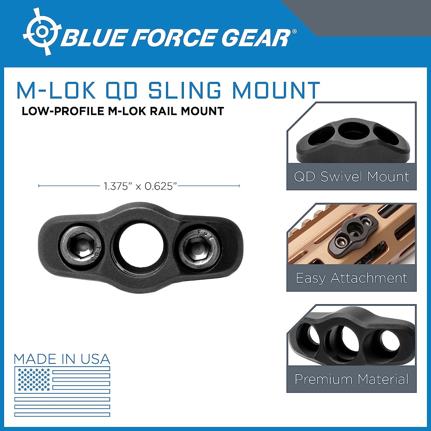 Blue Force Gear MLOK QD Sling Mount | Attach QD Swivel to M-LOK Rails ...
