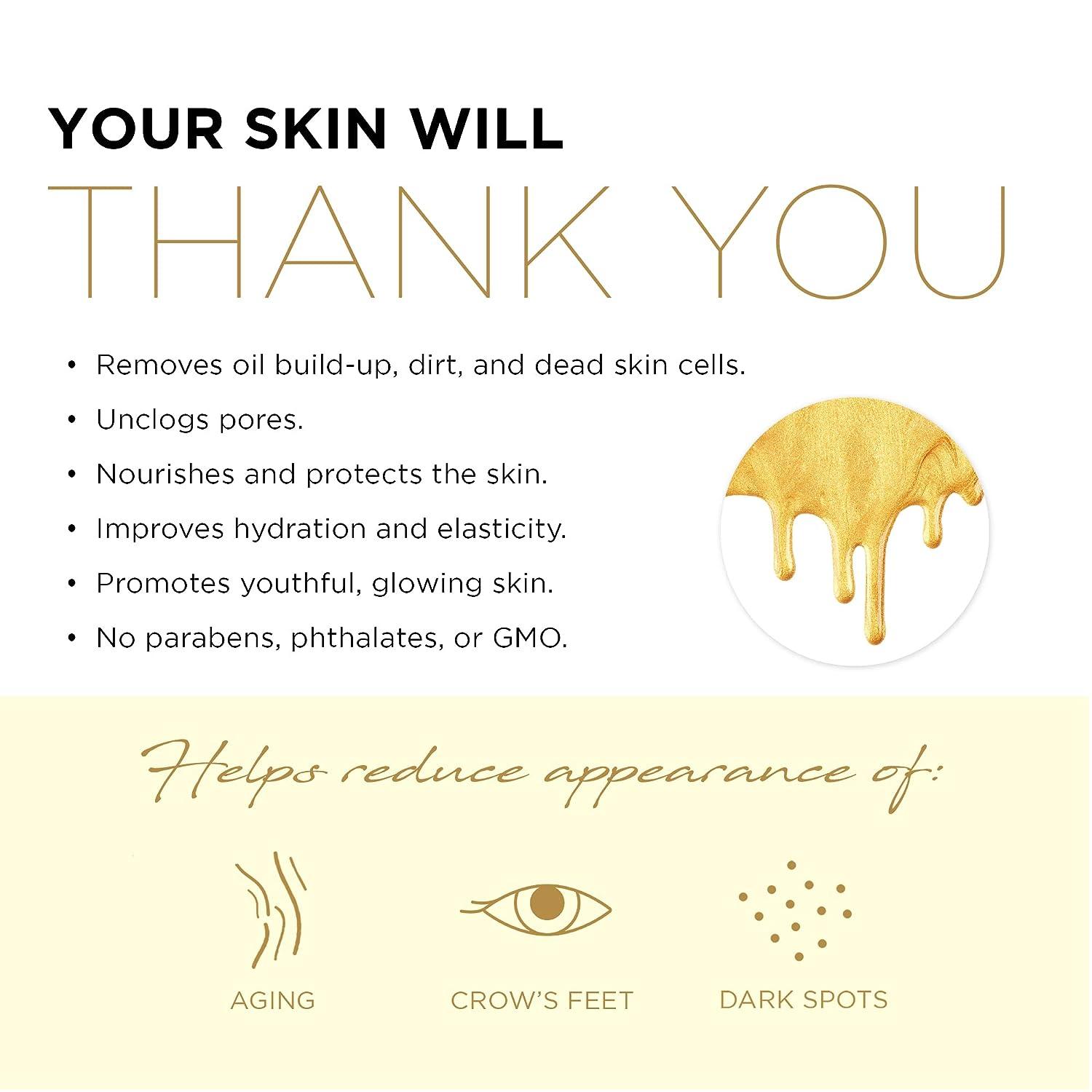 AZURE 24K Gold Firming Peel Off Face Mask | Anti Aging, Lifting ...