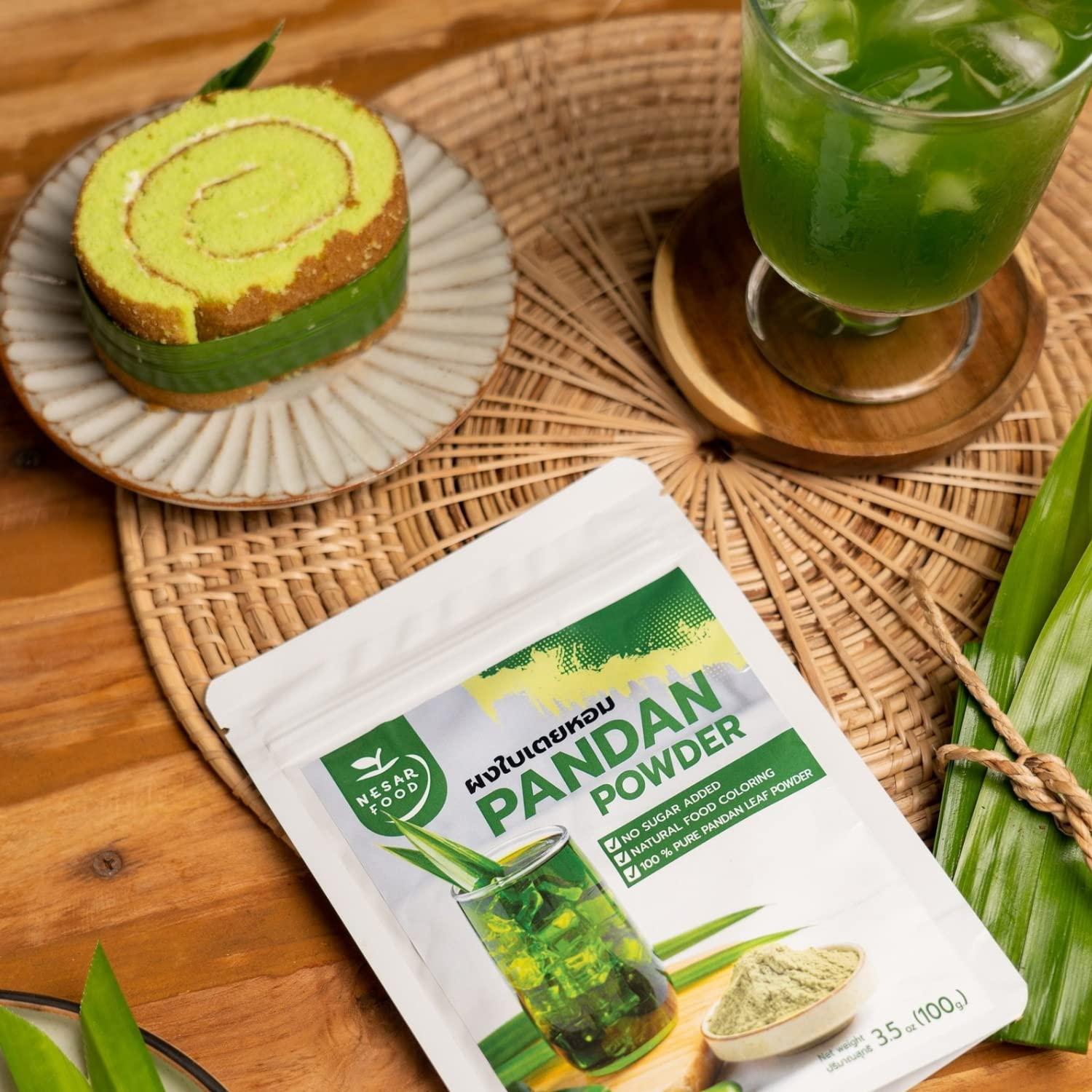 Premium Pandan Leaf Powder - Natural Green Food Coloring for Pandan ...