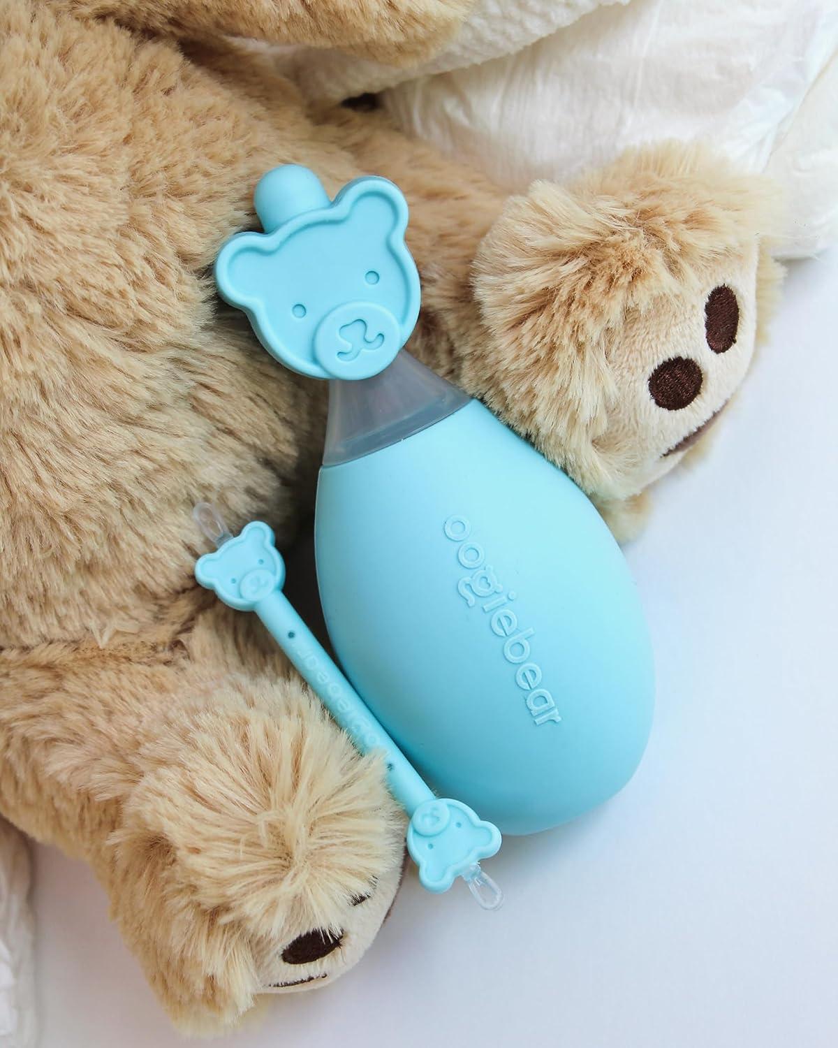 oogiebear Bear Pair - Safe Baby Booger Cleaner & Nose Sucker Duo | Bulb ...