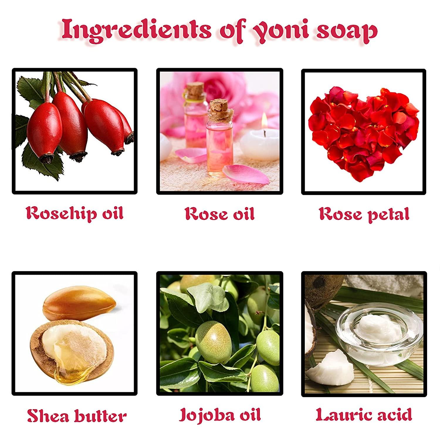 Organic Yoni Soap Bars - Handmade 2 Pack for Women Vaginal Wash ...