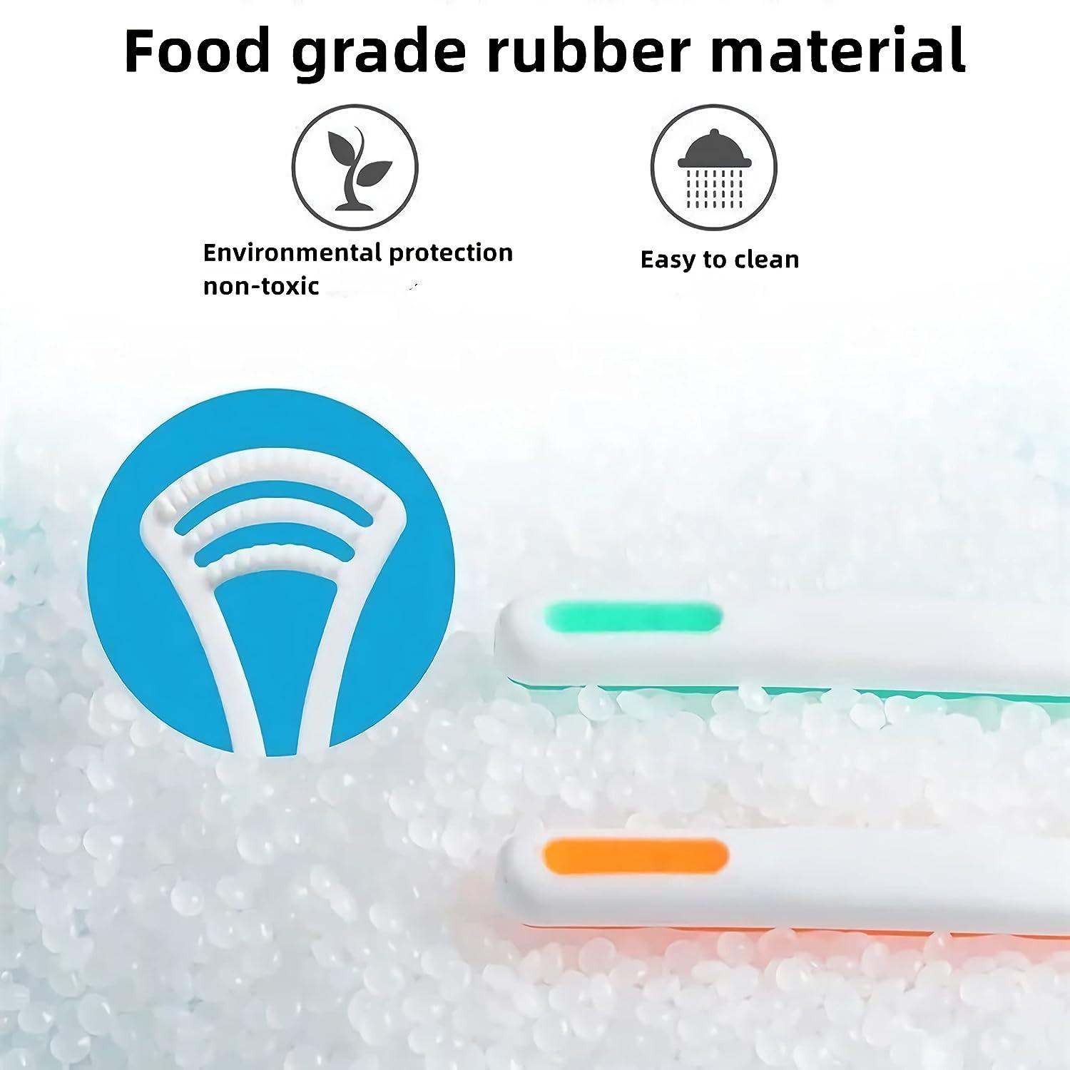 6-Piece Tongue Scraper Set for Adults and Kids - Tongue Cleaner Kit ...